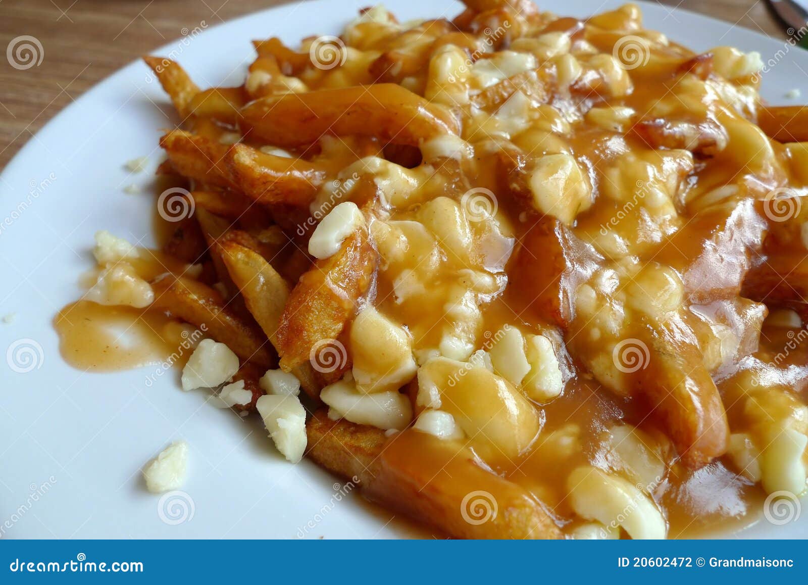 Poutine stock photo. Image of quebec, brown, white, french - 20602472