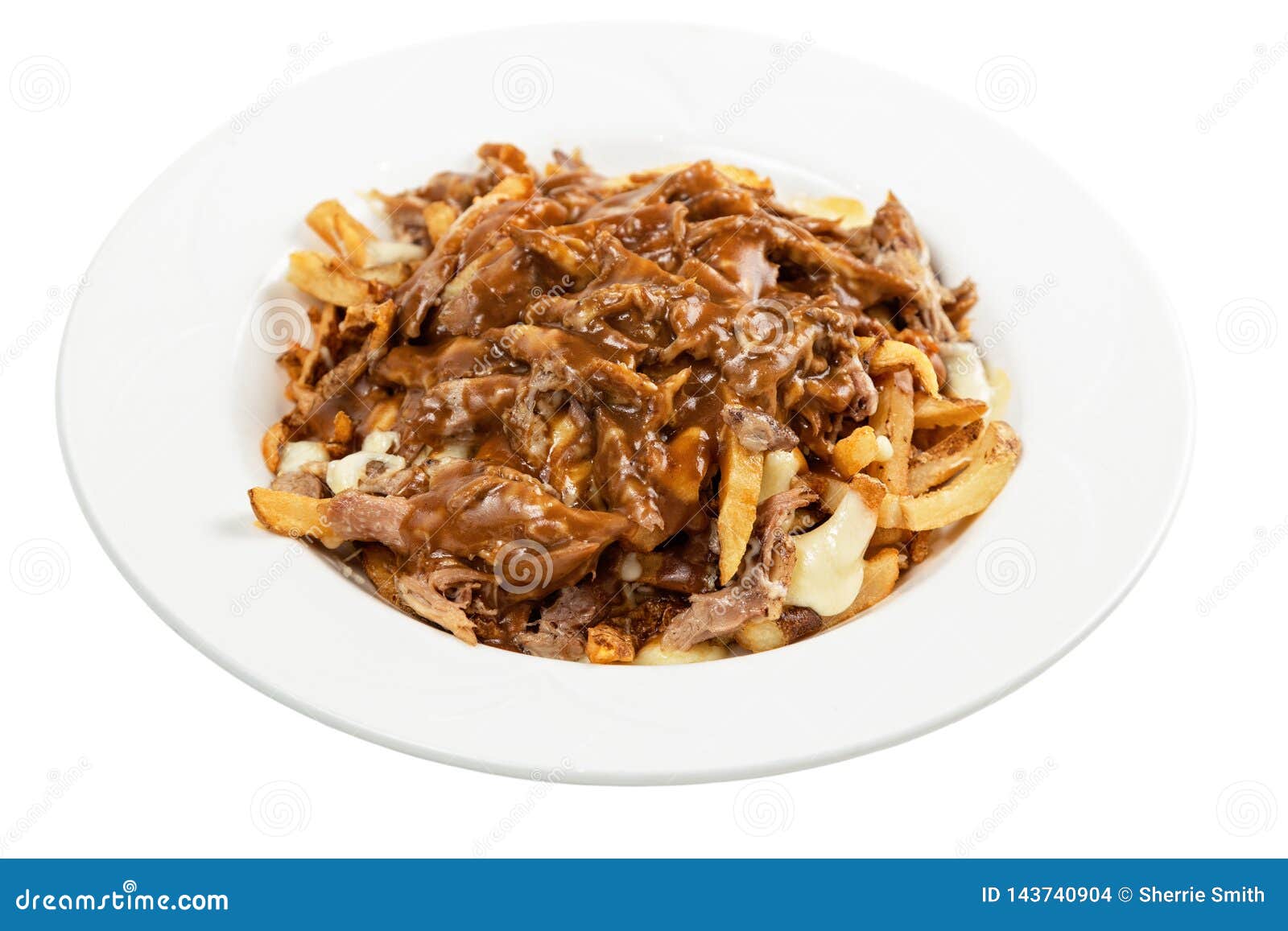 Poutine stock photo. Image of meal, finger, starter - 143740904