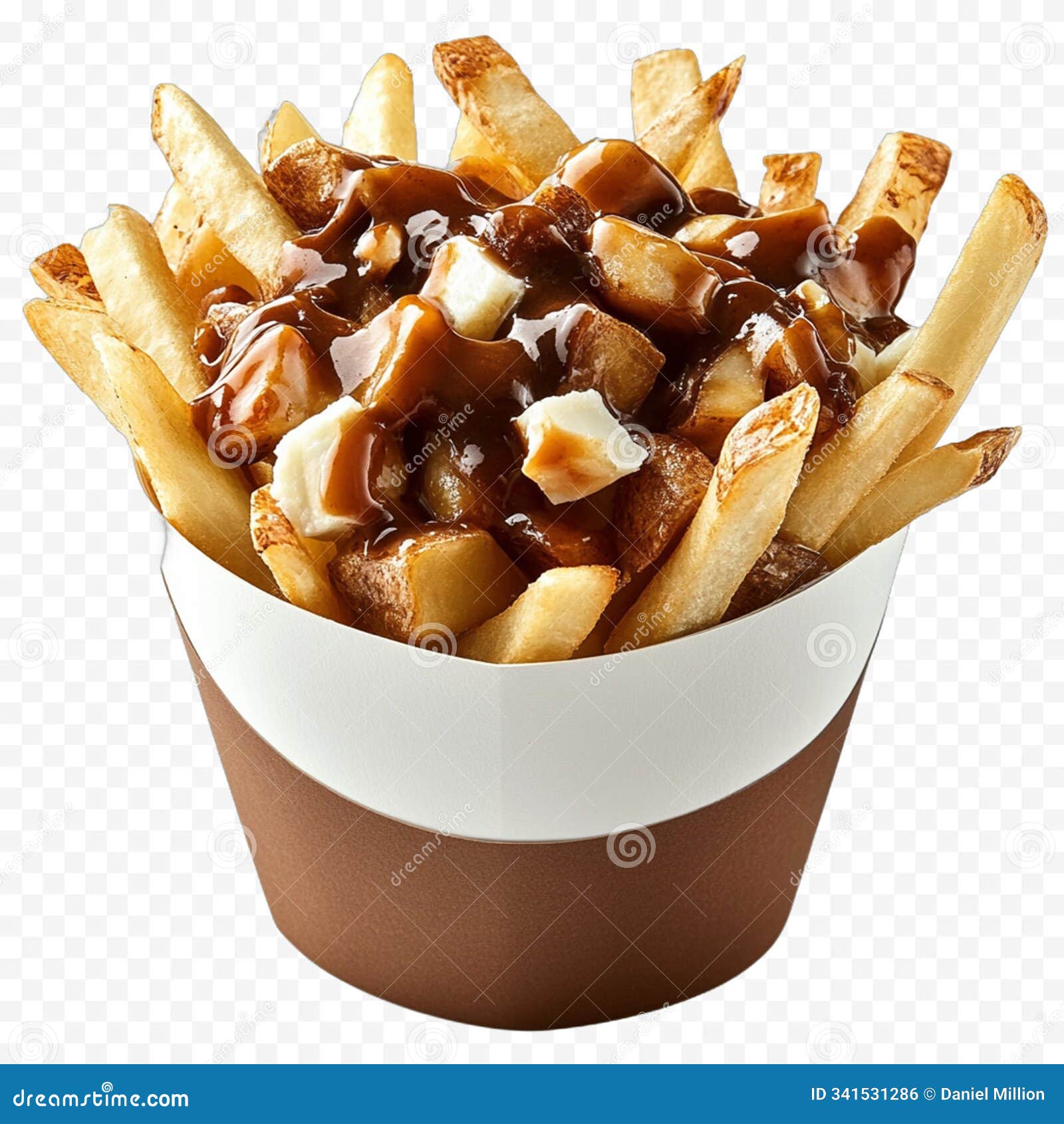Poutine stock photo. Illustration of handdrawn, cuisine - 341531286