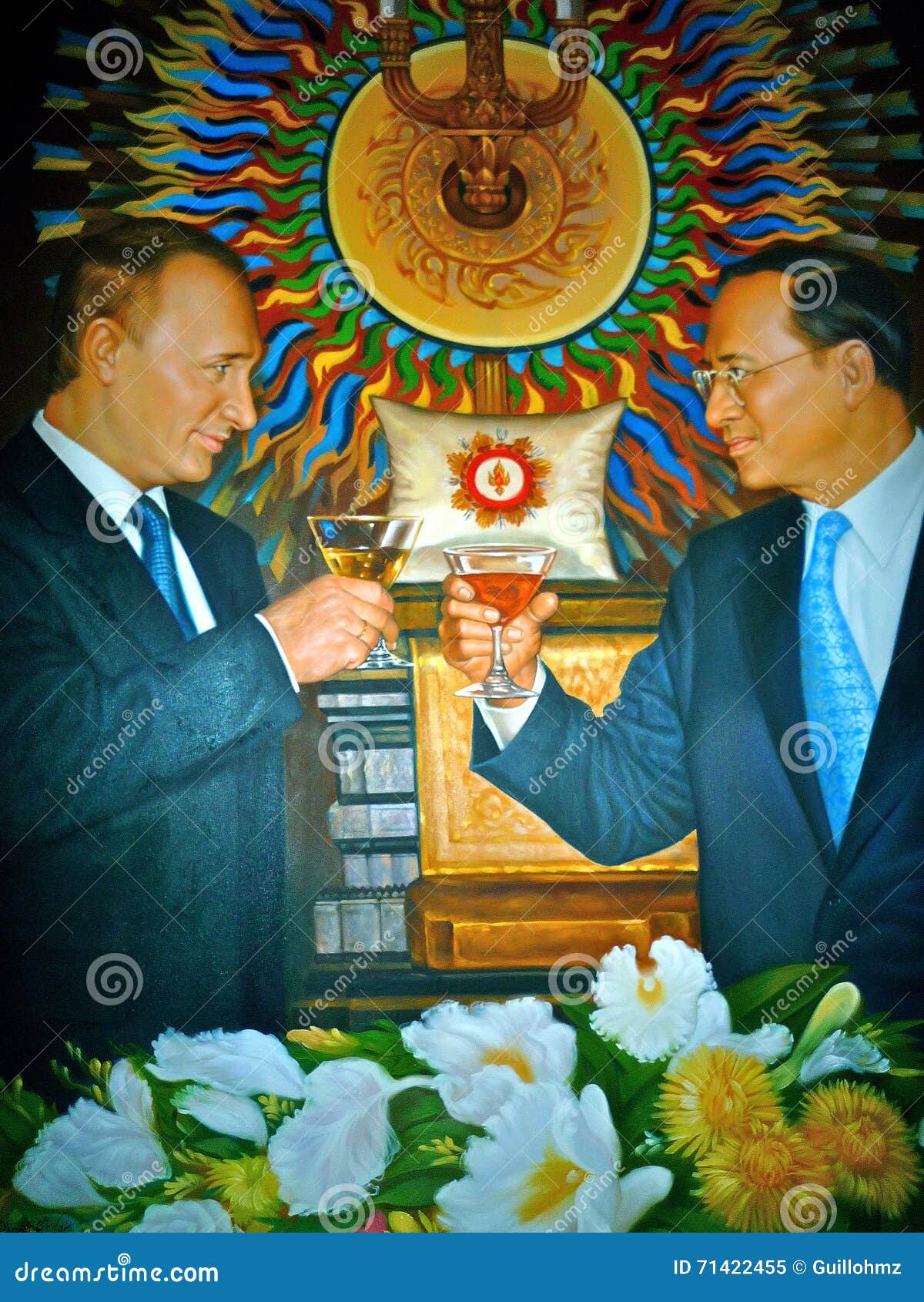 Poutine and King of Thailand Editorial Image - Image of cheers, king ...