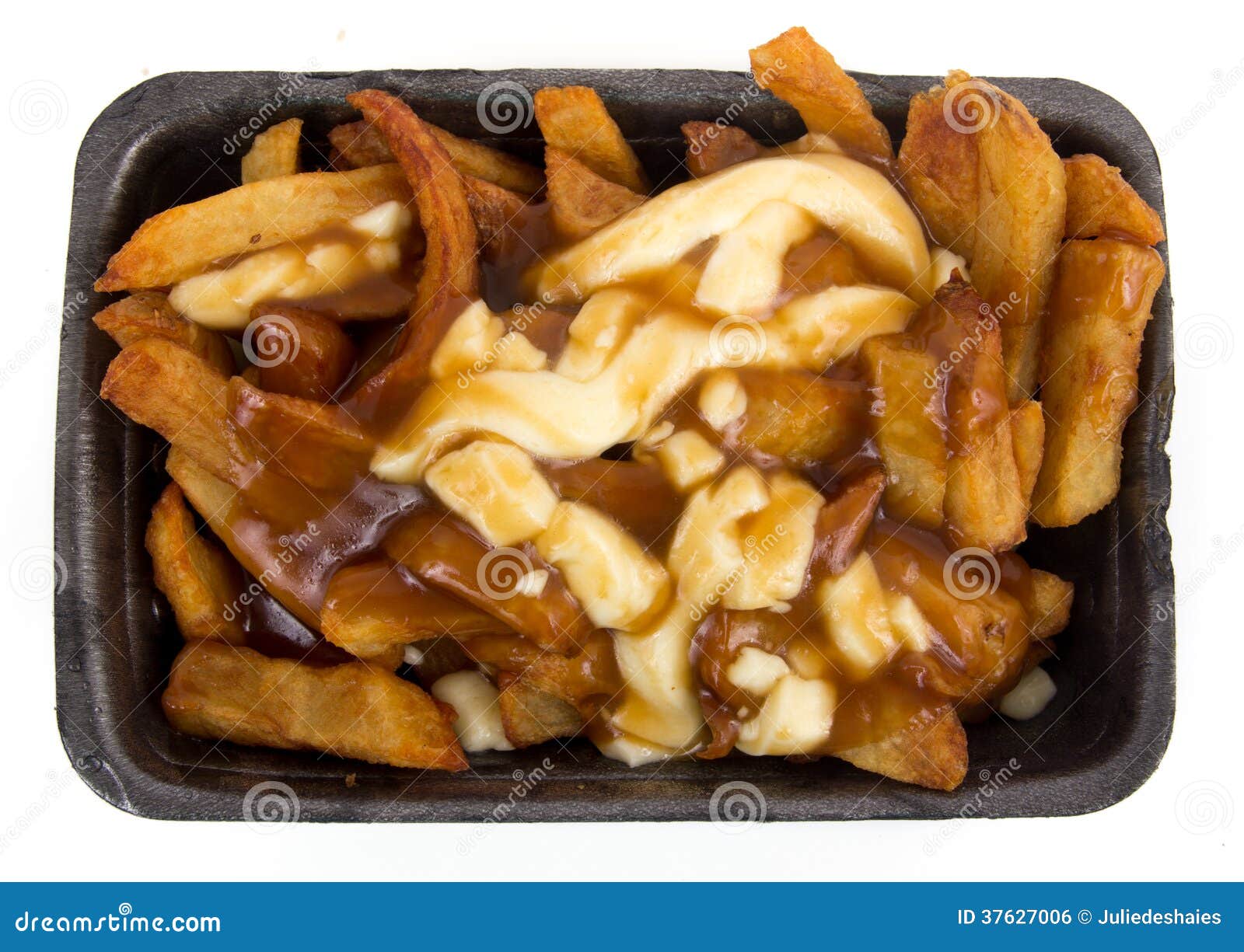 Poutine Quebec Meal with French Fries Stock Photo - Image of closeup ...