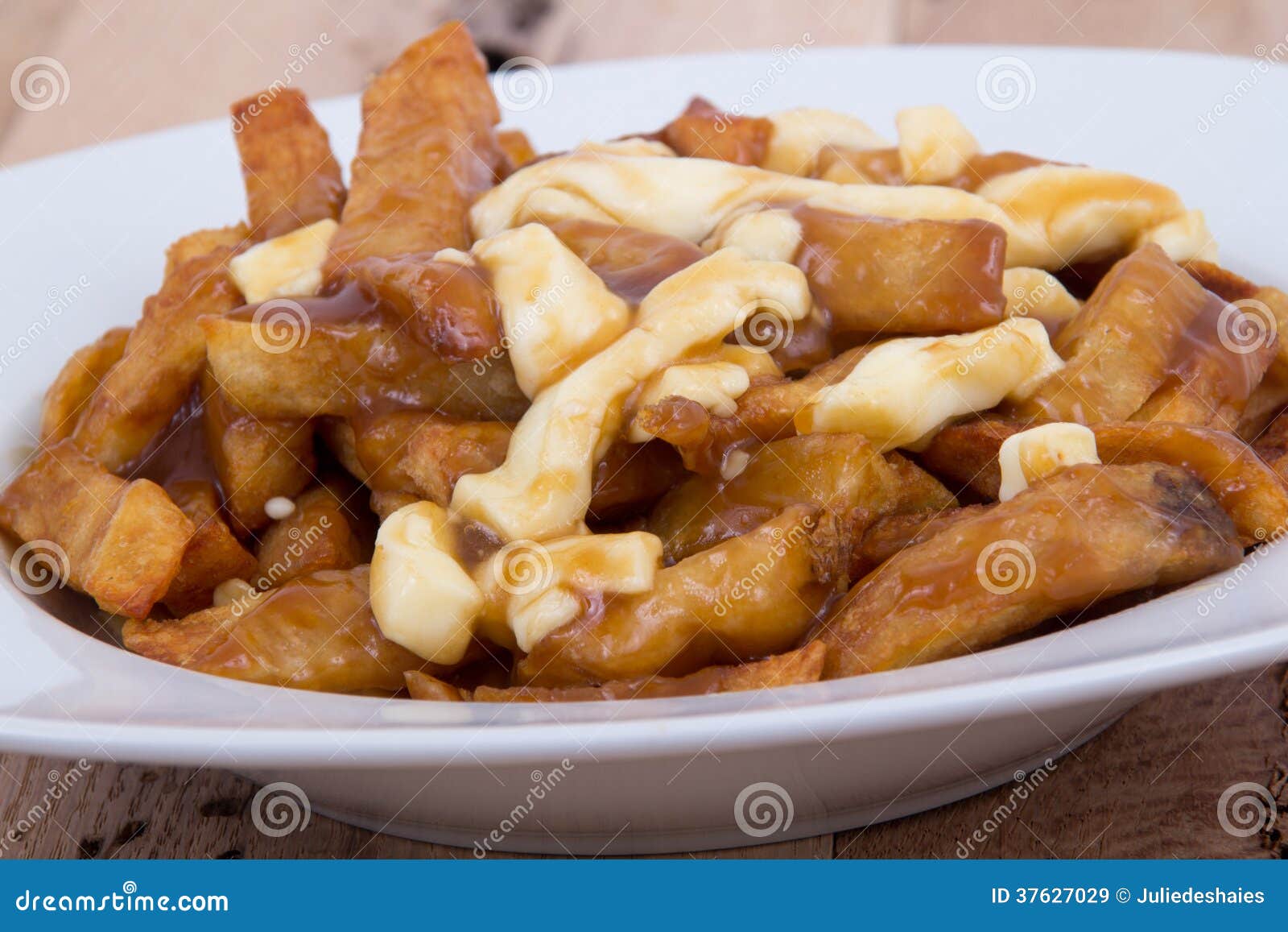 Poutine Quebec Meal with French Fries Stock Image - Image of canadian ...