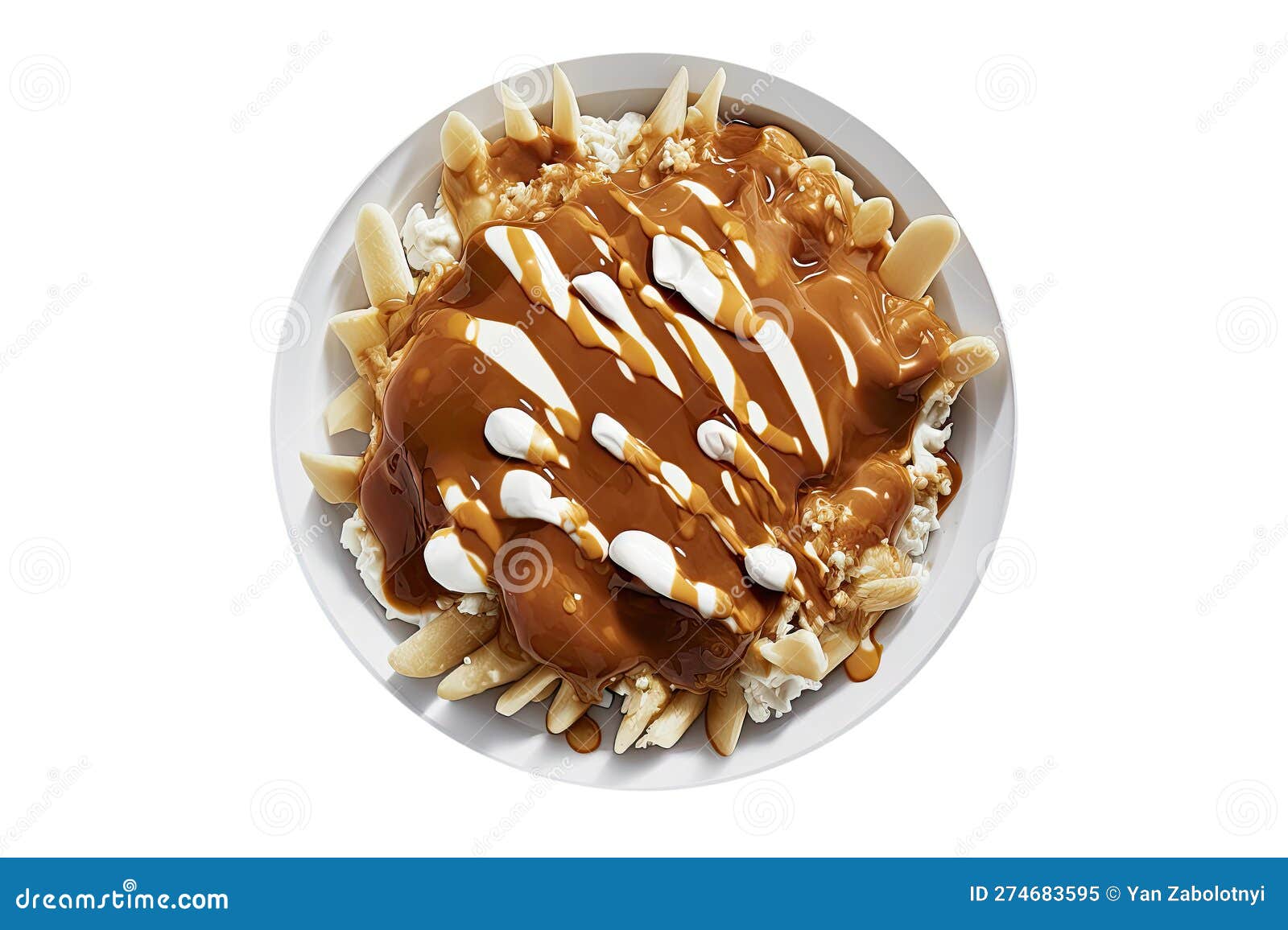 Poutine on a Transparent Background. Generative AI Stock Image ...