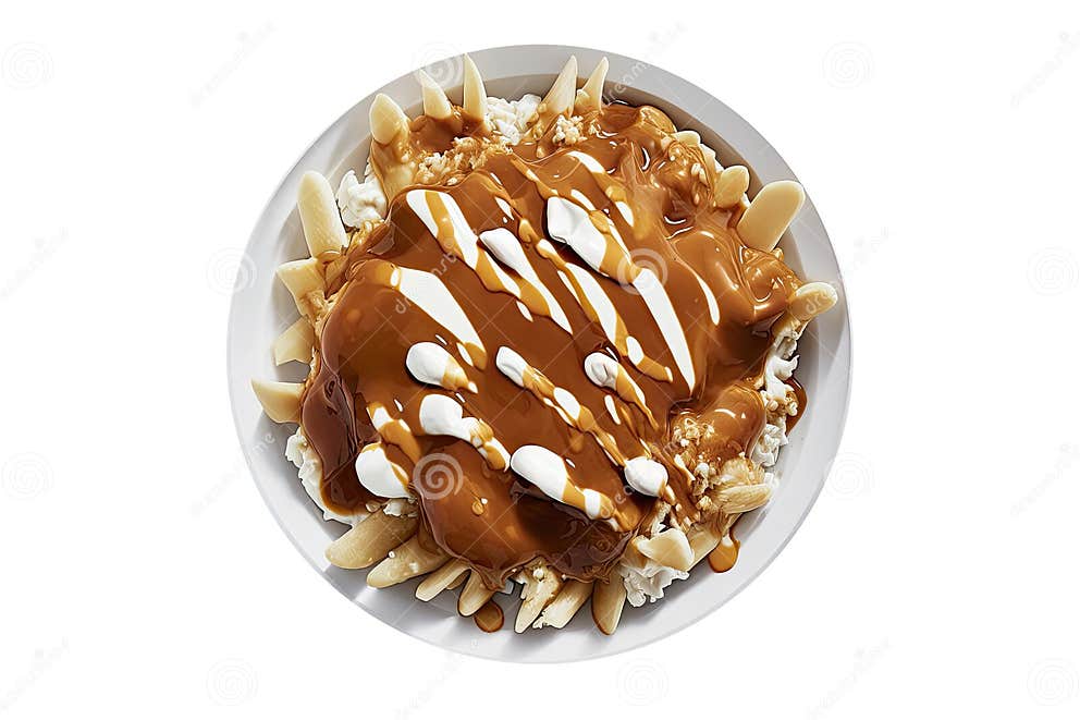 Poutine on a Transparent Background. Generative AI Stock Image ...