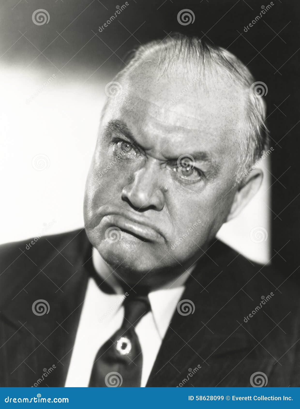 Pouting stock image. Image of 1930s, blackwhite, expression - 58628099