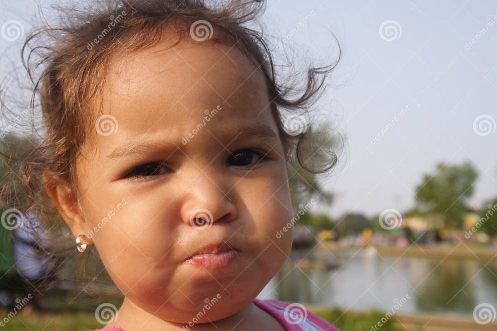 Pouting baby stock photo. Image of children, emotion, eating - 1010544