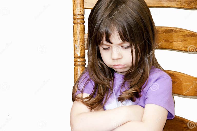 Pouting Child stock photo. Image of purple, sulking, arms - 9859728