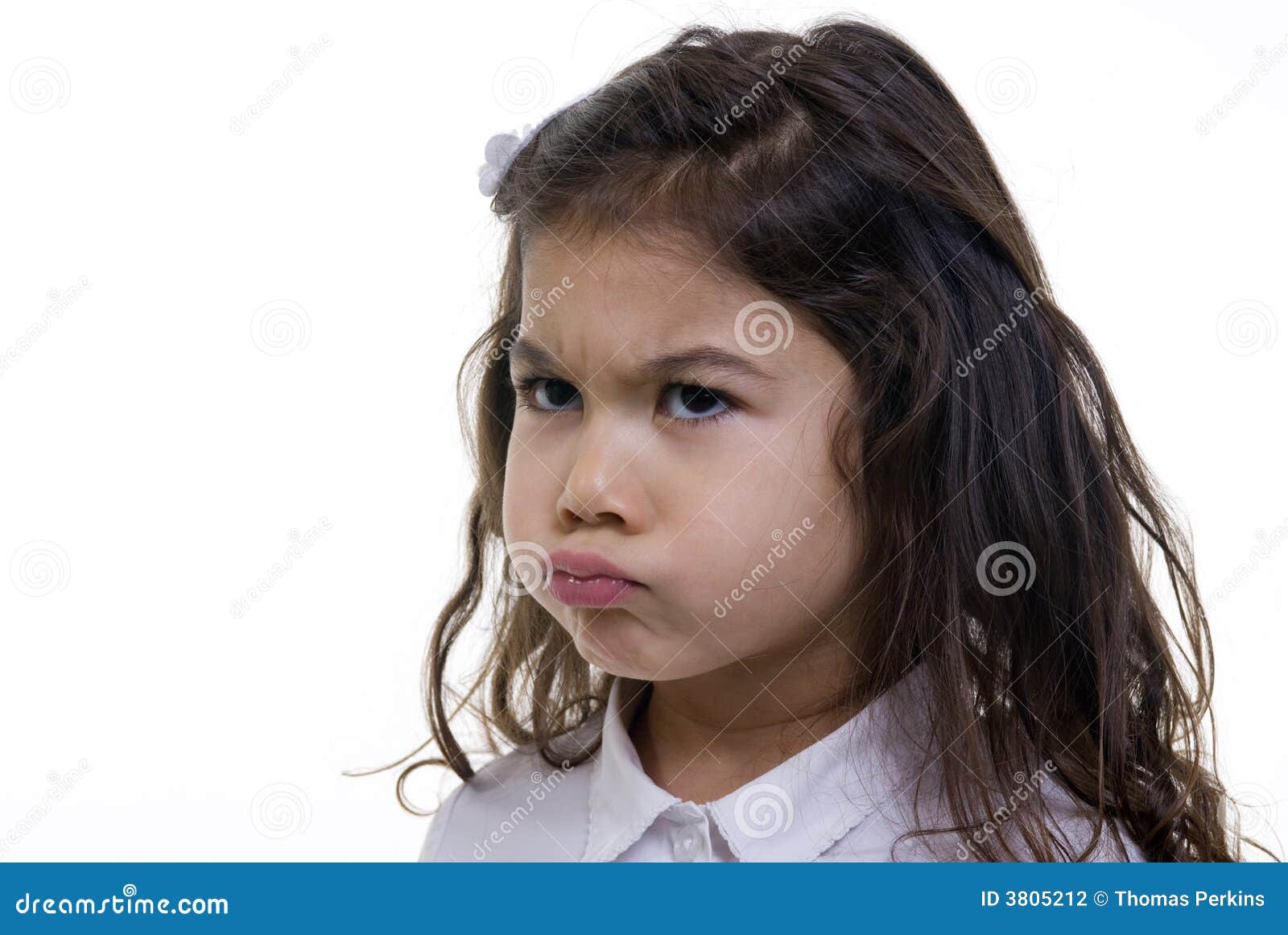 Pouting Girl stock photo. Image of imagination, expression - 3805212