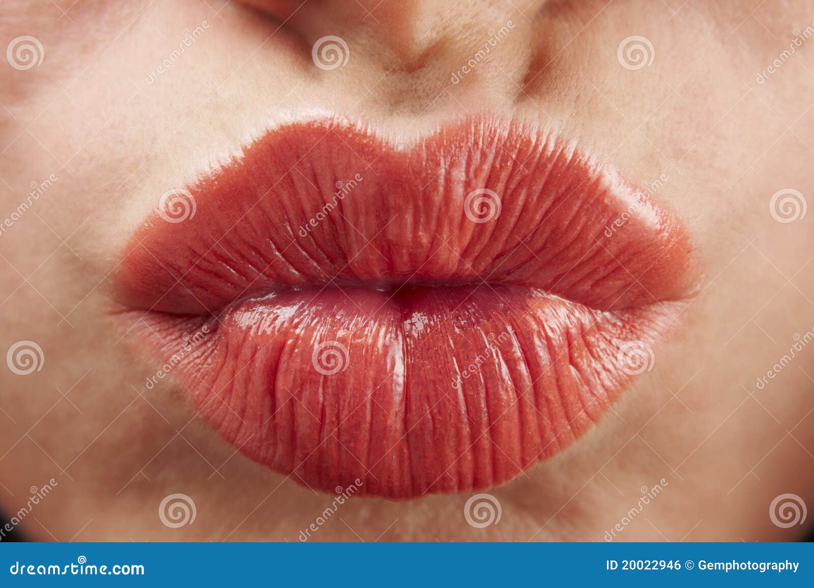 Pouting lips stock photo. Image of caucasian, mouth, cosmetics - 20022946