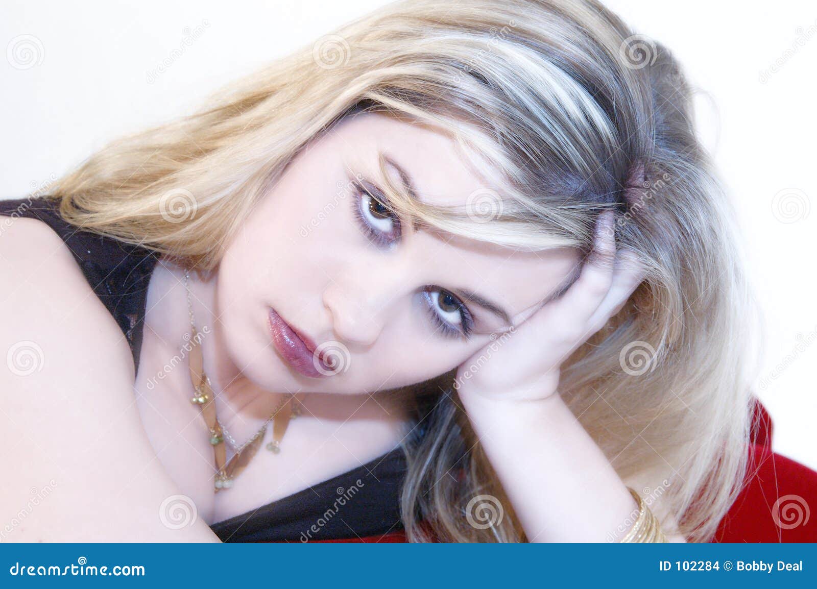 Pouty Blond stock photo. Image of clubbing, blond, party - 102284