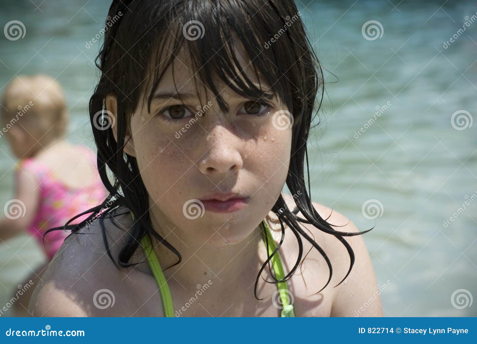 Pouty Girl stock photo. Image of bubbling, aquamarine, aqua - 822714
