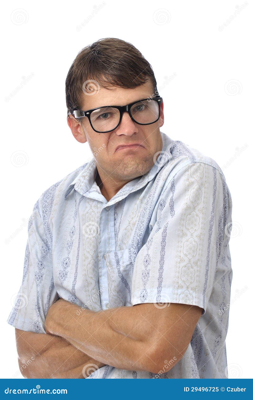Pouty nerd stock image. Image of male, hair, background - 29496725