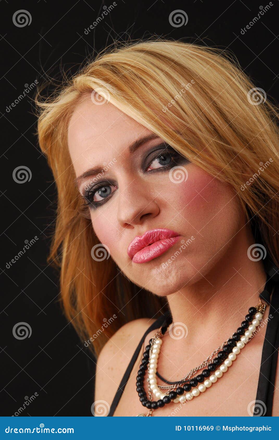 Pouty Woman stock image. Image of fashion, person, jewelry - 10116969