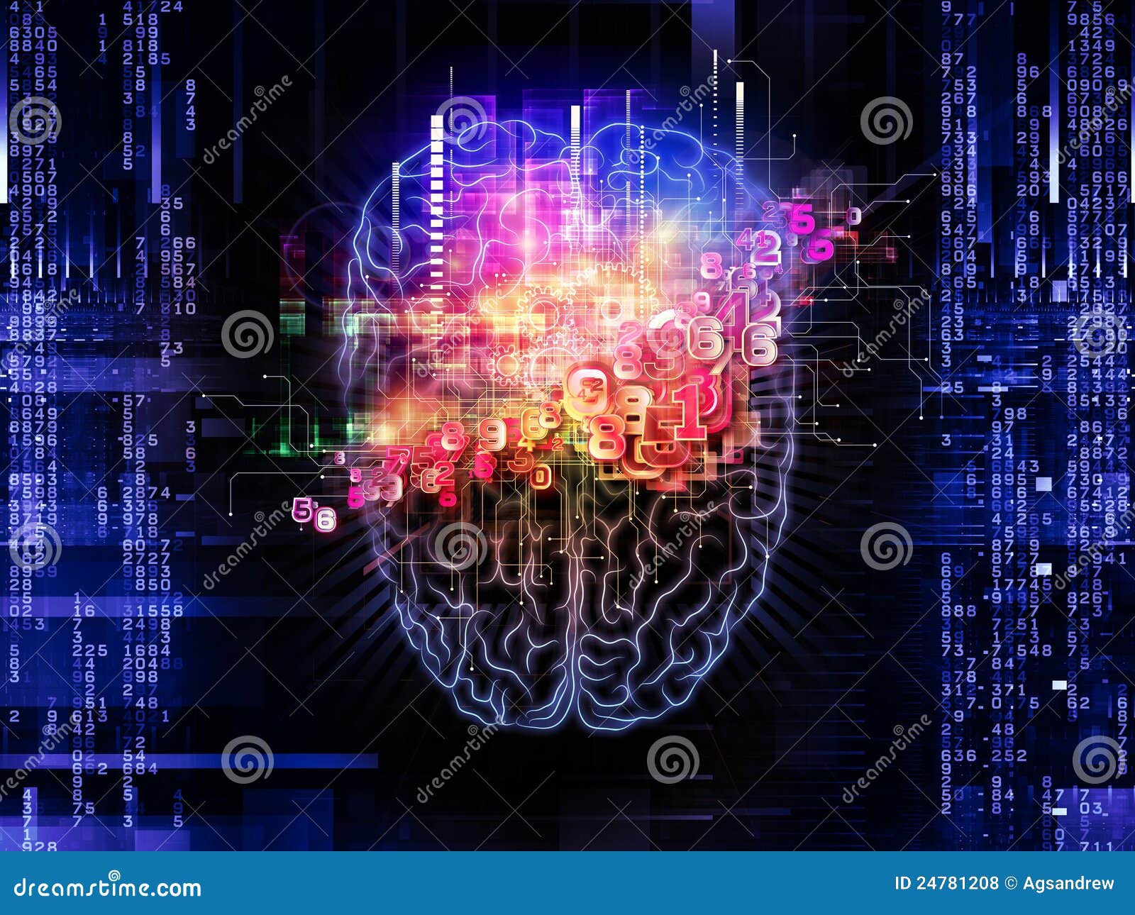 Pouvoir de cependant illustration stock. Illustration of noir - 24781208