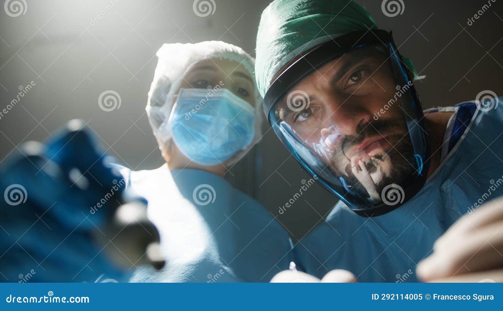 Pov View of Patient in Surgery Room Stock Image - Image of sterile ...