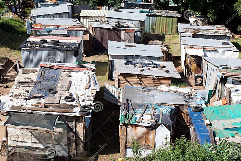 Poverty stock photo. Image of slumn, durban, informal - 24714016
