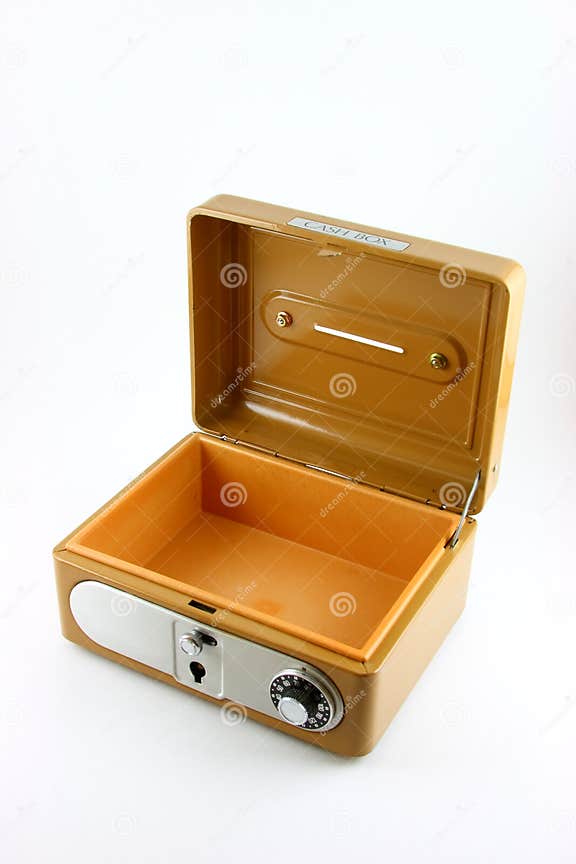 Open empty cash box stock image. Image of details, concept - 5570287