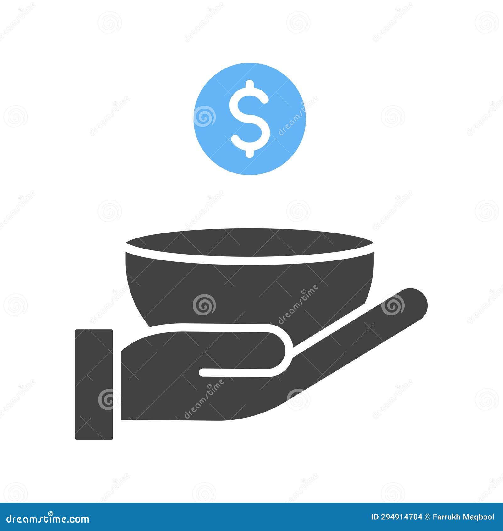 Poverty icon vector image. stock vector. Illustration of people - 294914704