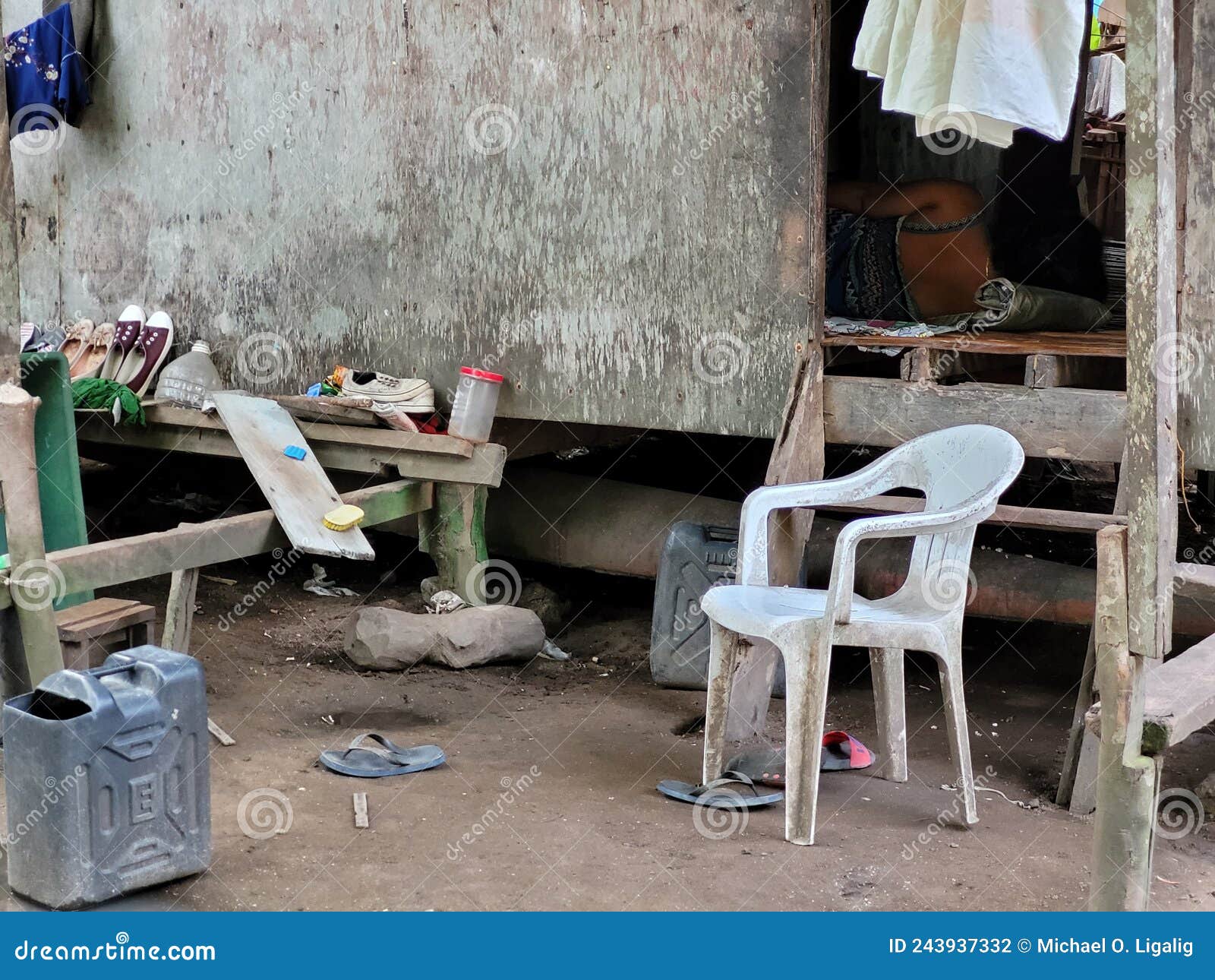 Poverty Indication in Rural Areas in Philippines Stock Photo - Image of ...