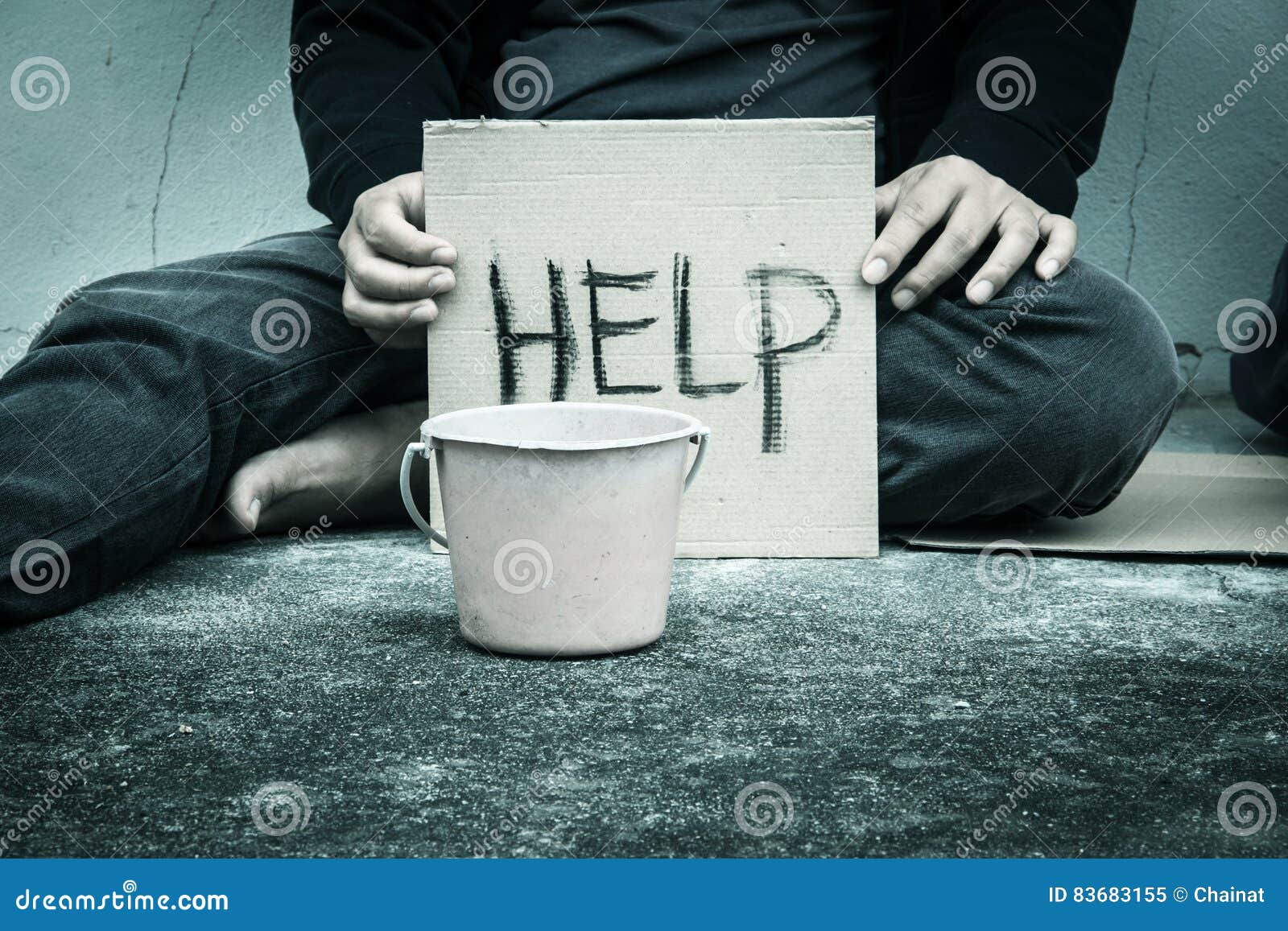 Poverty Issue stock image. Image of failure, poor, alone - 83683155