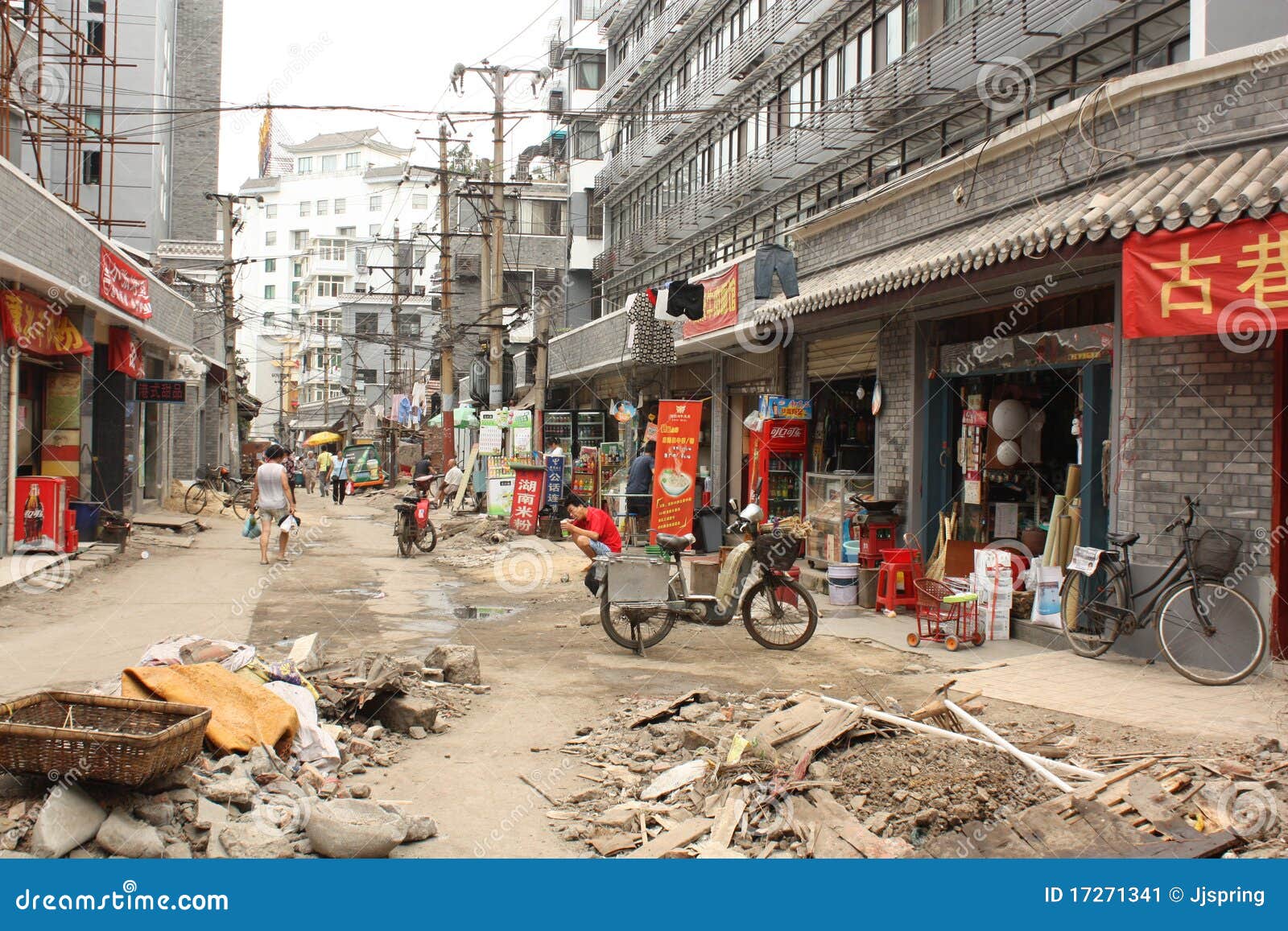 Poverty in Streets of China Editorial Photo - Image of basket ...