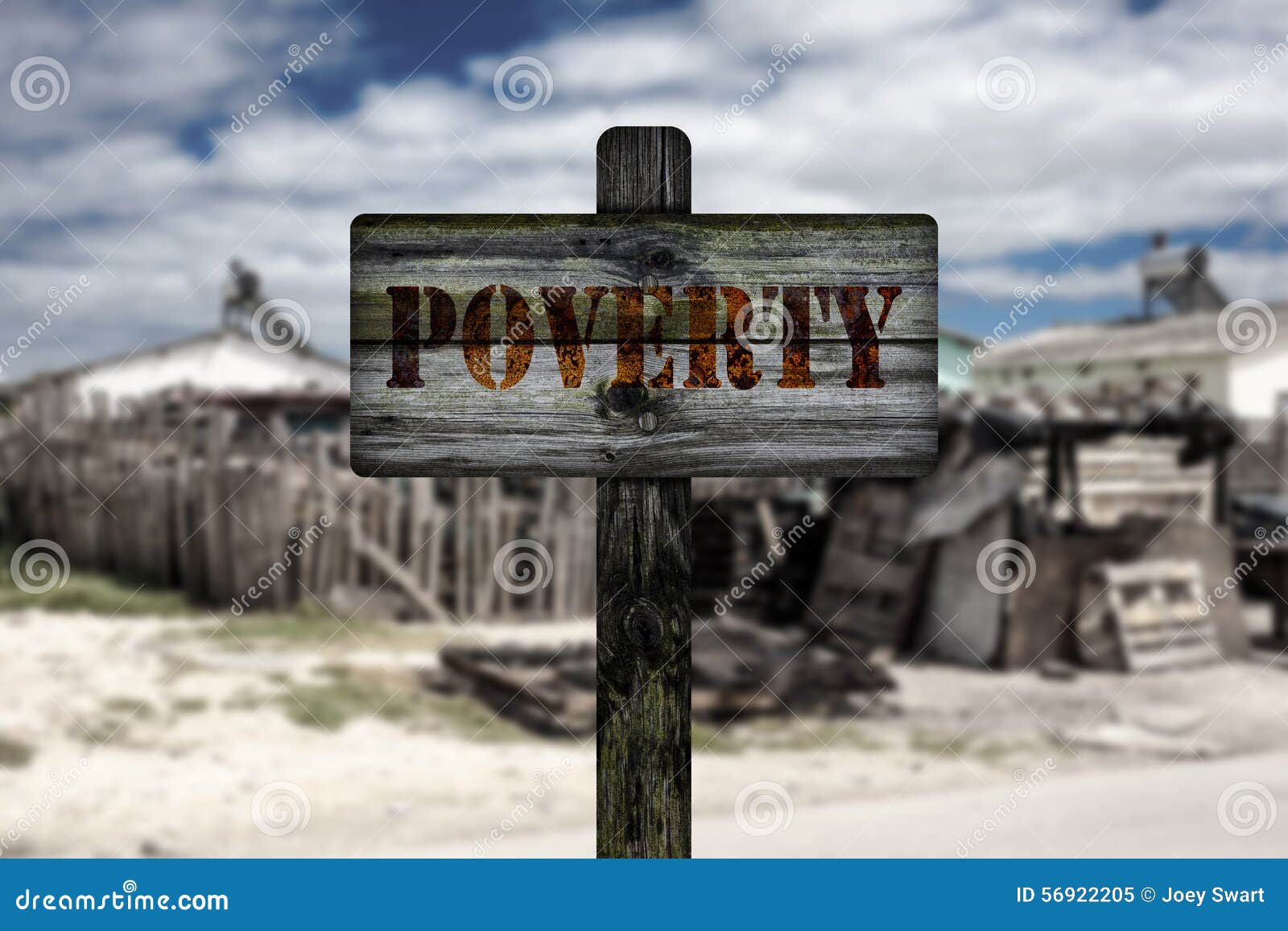 Poverty On Warning Road Sign. Stock Image | CartoonDealer.com #43977205