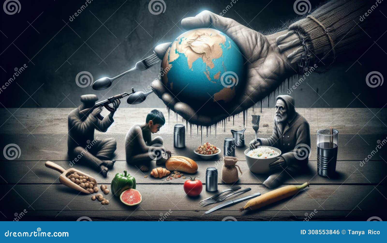 Population Decline. Emigration. Reduction Of Residents. Stock Photo ...