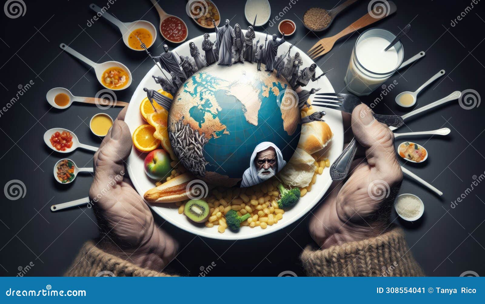 Population Decline. Emigration. Reduction Of Residents. Stock Photo ...