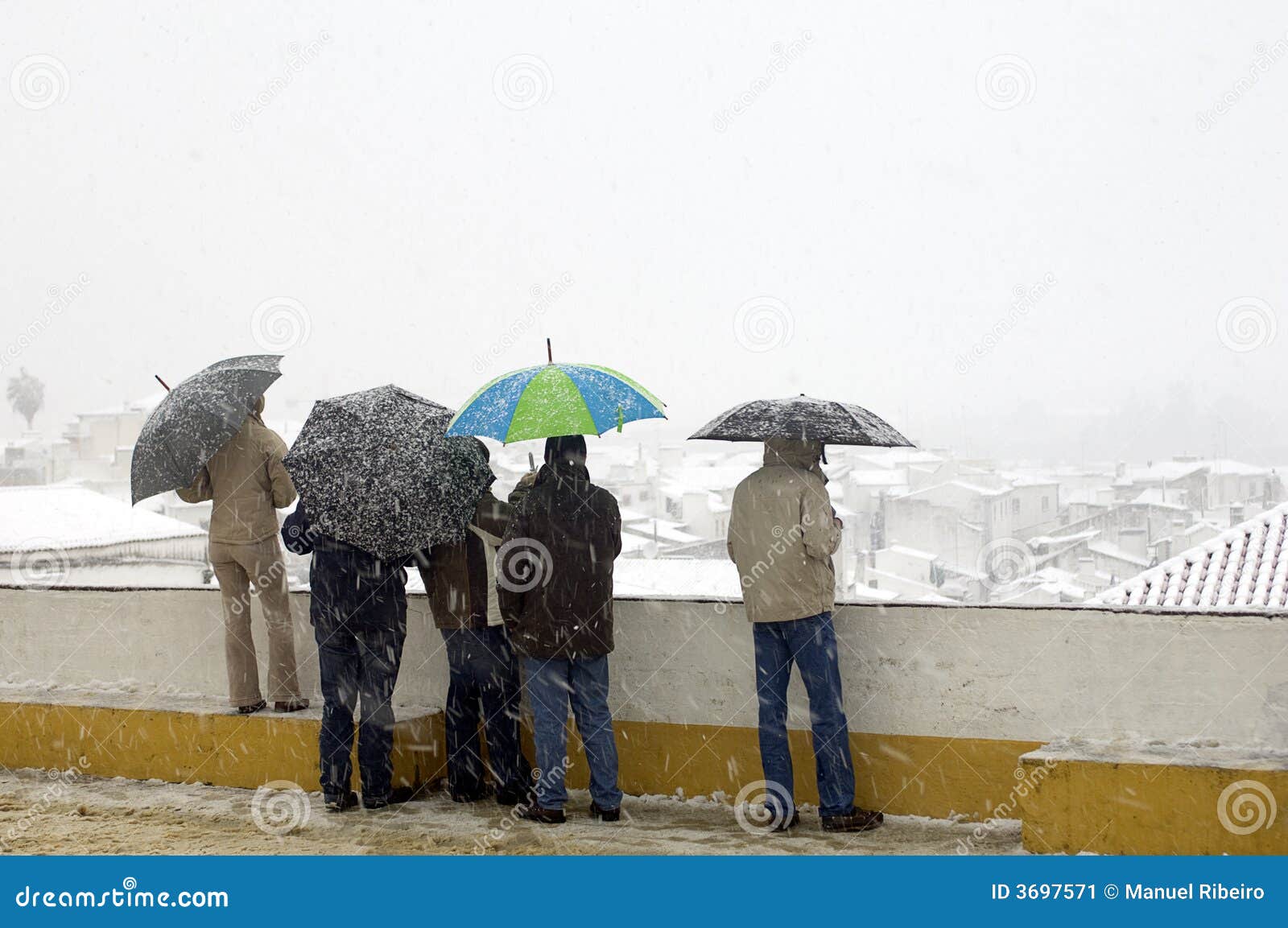 Povos Com Os Guarda-chuvas Na Neve Imagem de Stock - Imagem de grupo ... Povos Com Os Guarda-chuvas Na Neve Imagem de Stock - Imagem de grupo ...