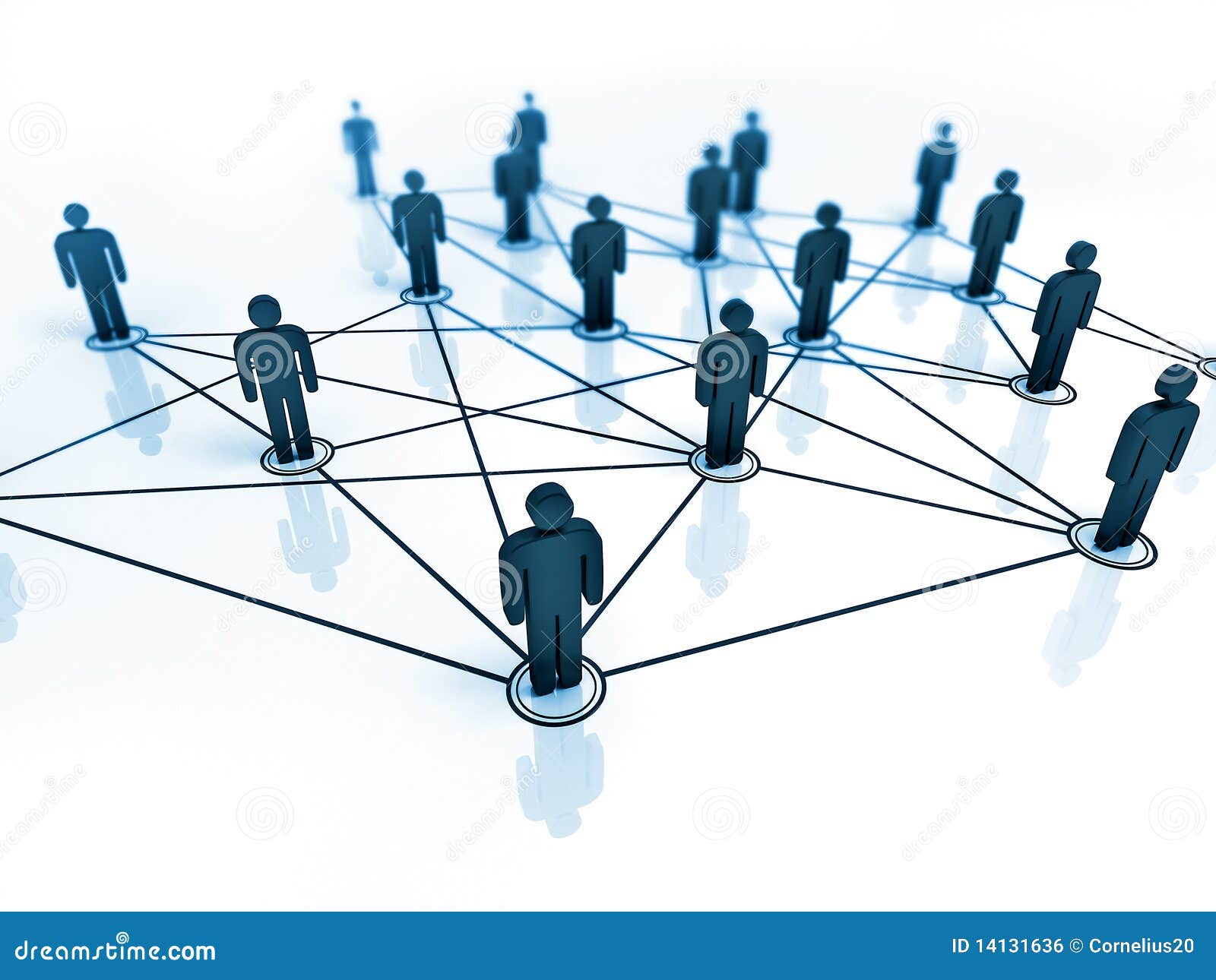 Povos conectados ilustração stock. Ilustração de conectividade - 14131636