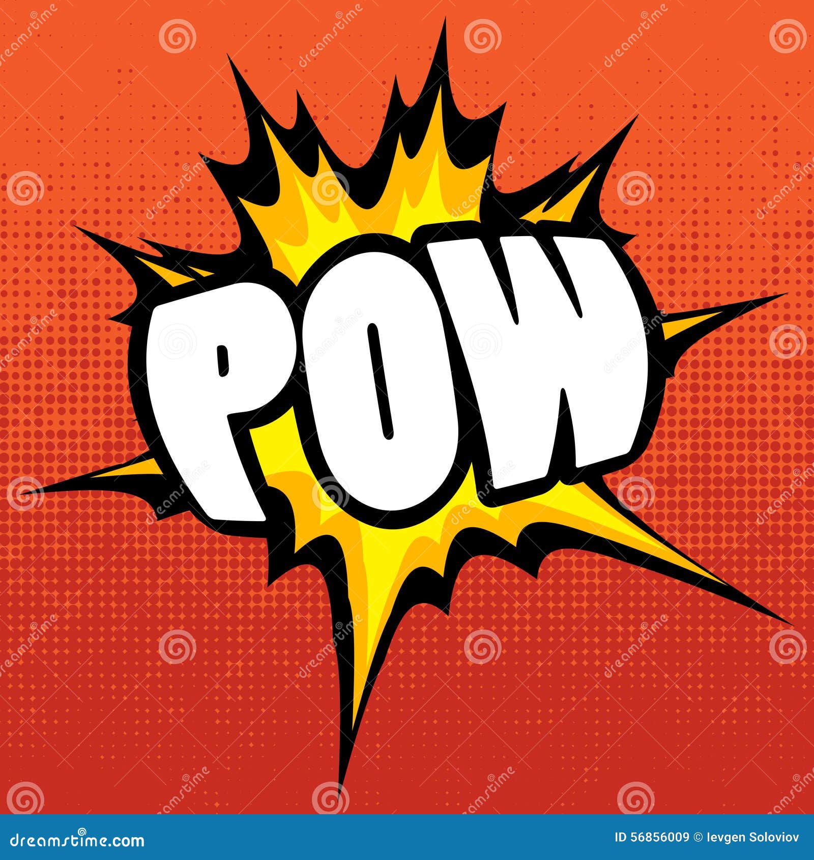 Pow background stock vector. Illustration of abstract - 56856009