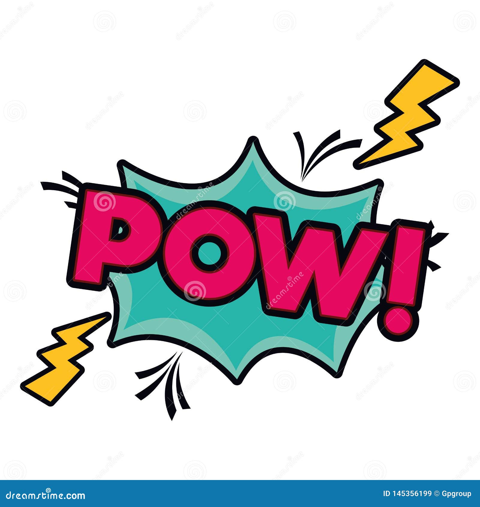 Comic Words. Cartoon Boom Crash Speech Bubble Funny Elements And Kids ...