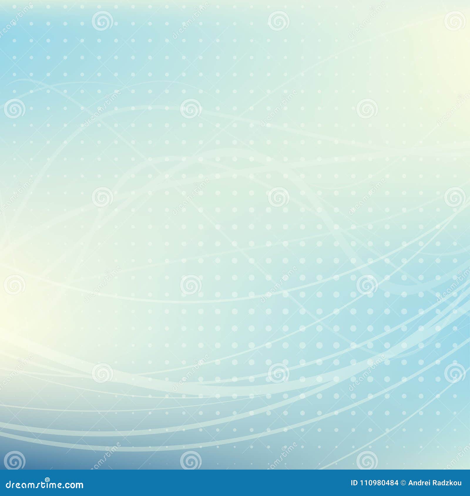 Powder-blue Background Textured by Dots with Wavy Strips Stock Vector ...