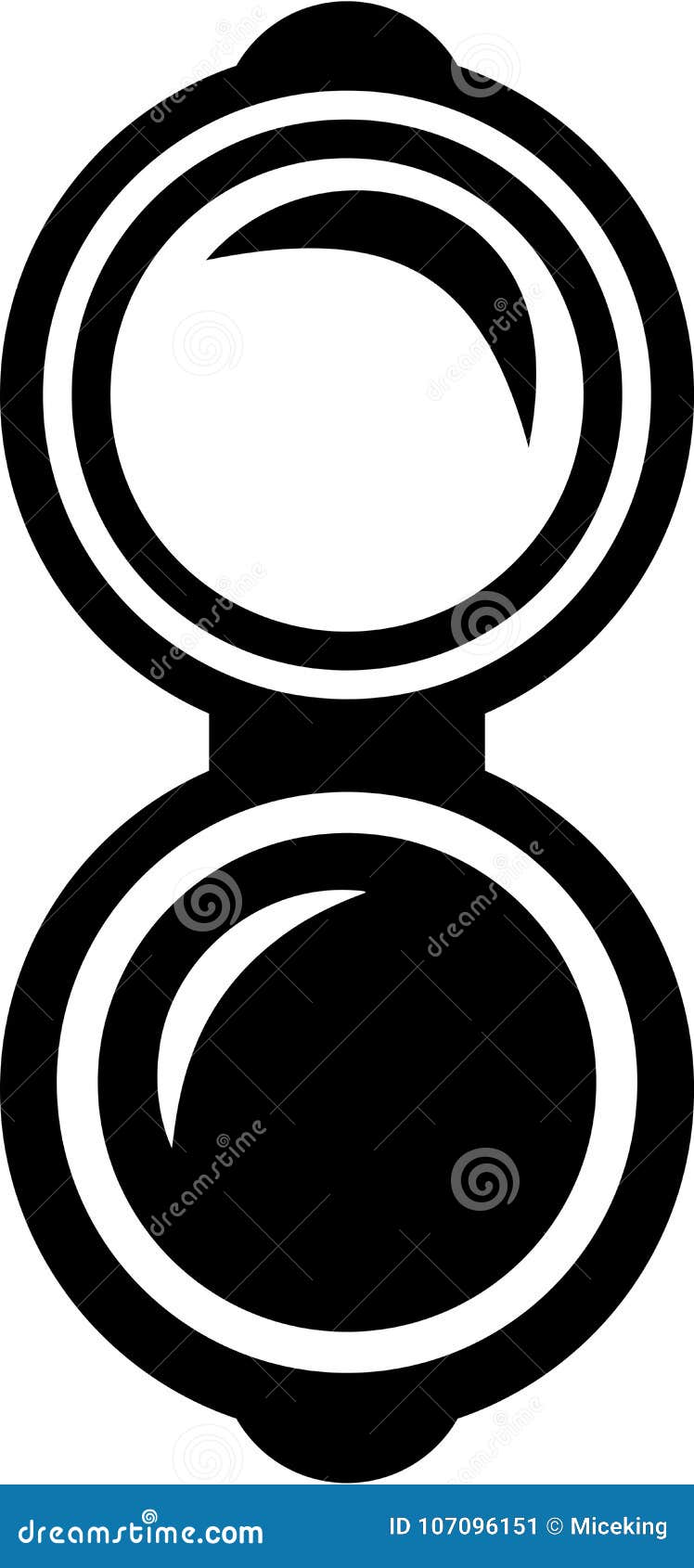 Powder Box Make Up stock vector. Illustration of logo - 107096151