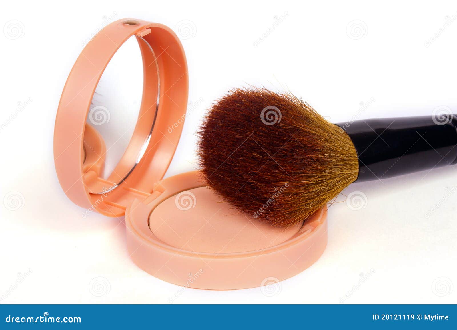 Powder and brush stock image. Image of facial, abstract - 20121119