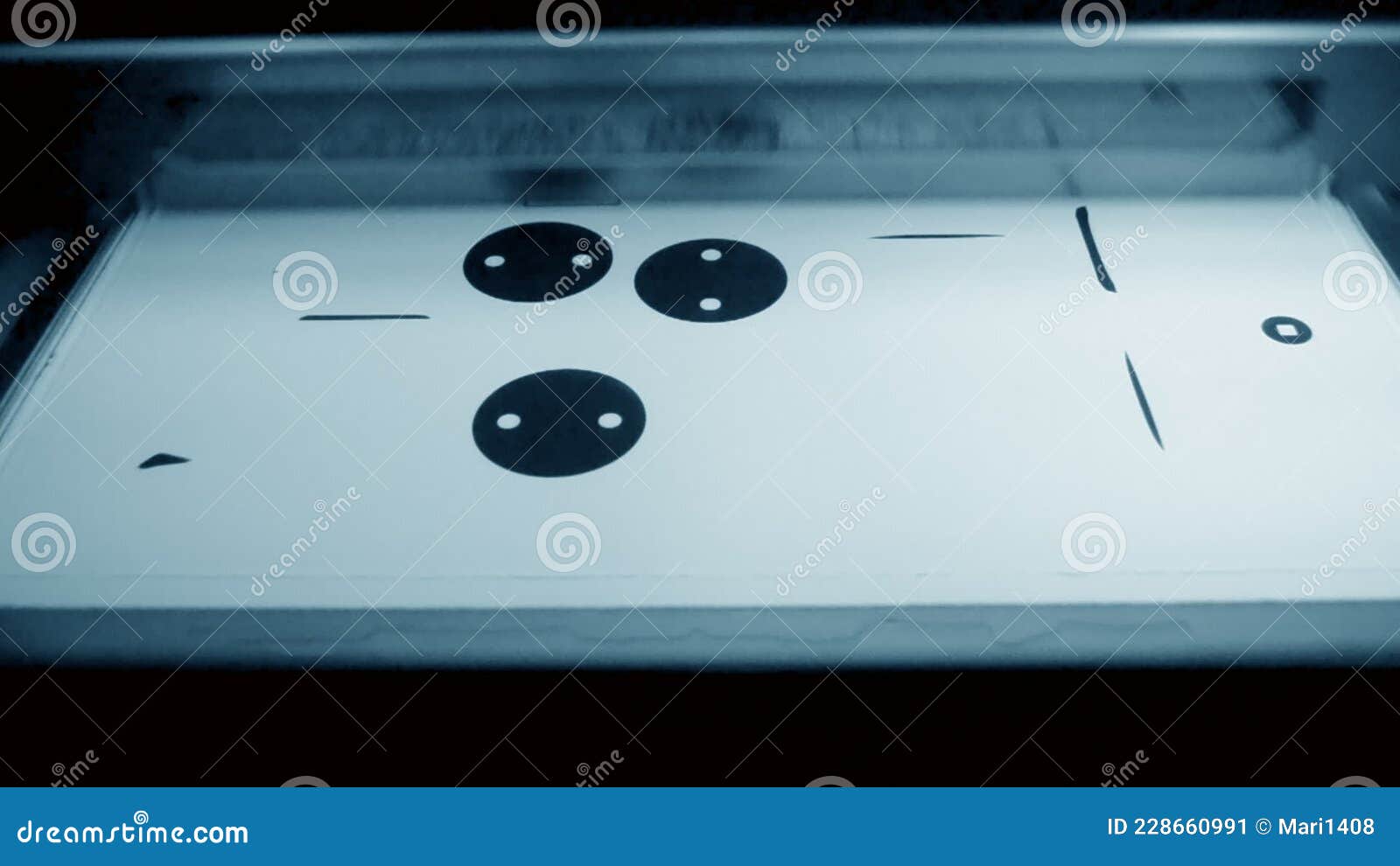 Powder 3D Printer Printing Models from White Powder Polyamide Close-up ...