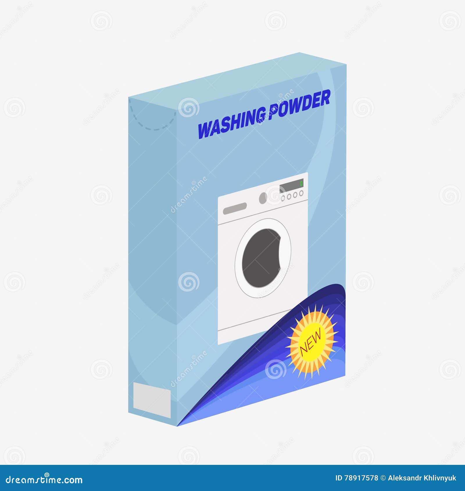 Powder Detergent or Washing Icon Stock Photo - Image of housework ...