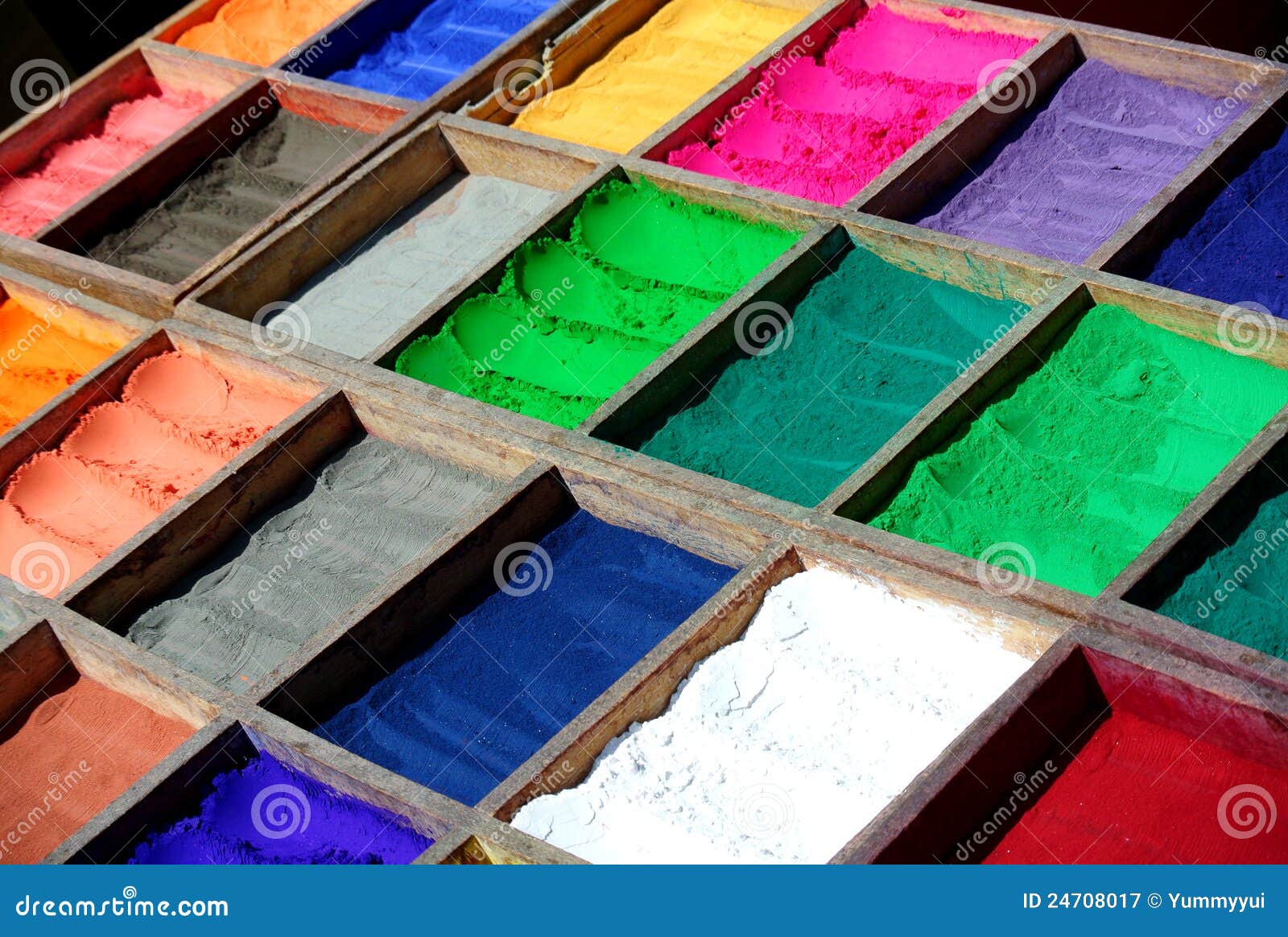 Powder dyes , Nepal. stock image. Image of food, color - 24708017
