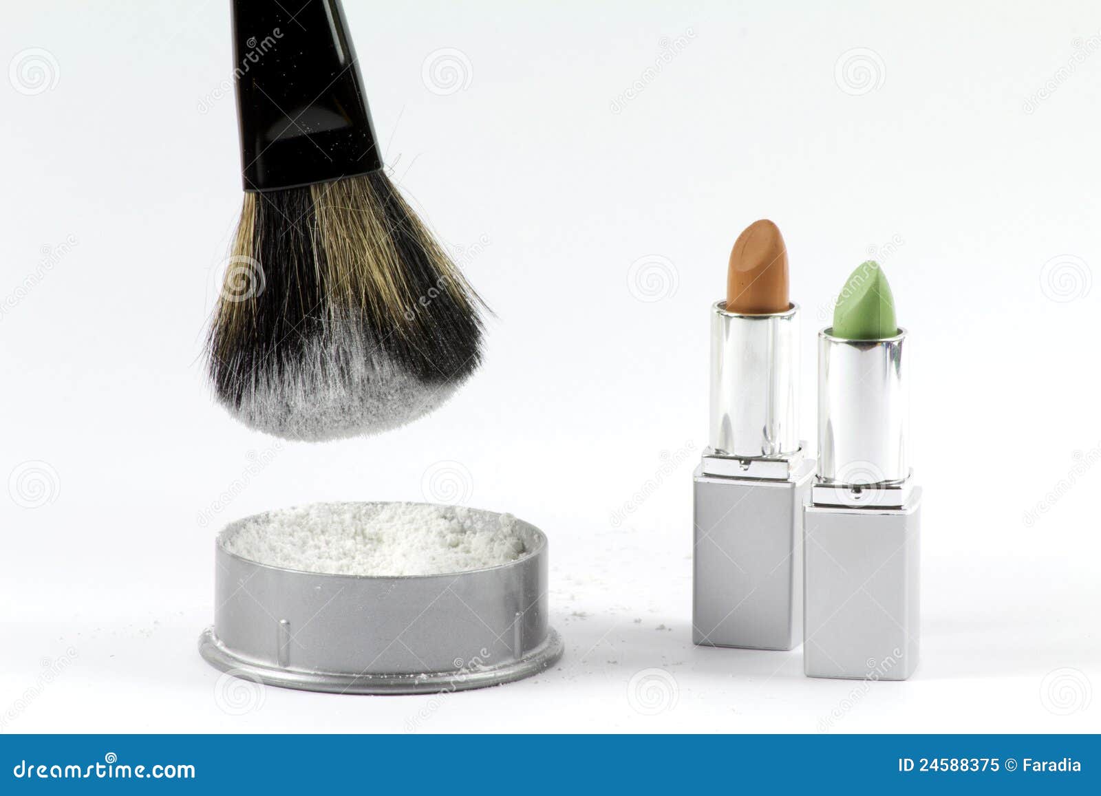Powder and erase sticks stock image. Image of palette - 24588375