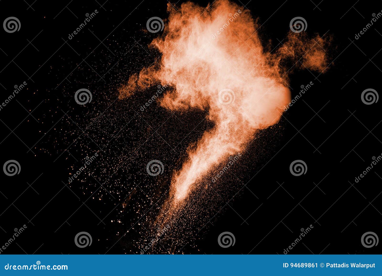 Powder explosion stock image. Image of motion, glow ...
