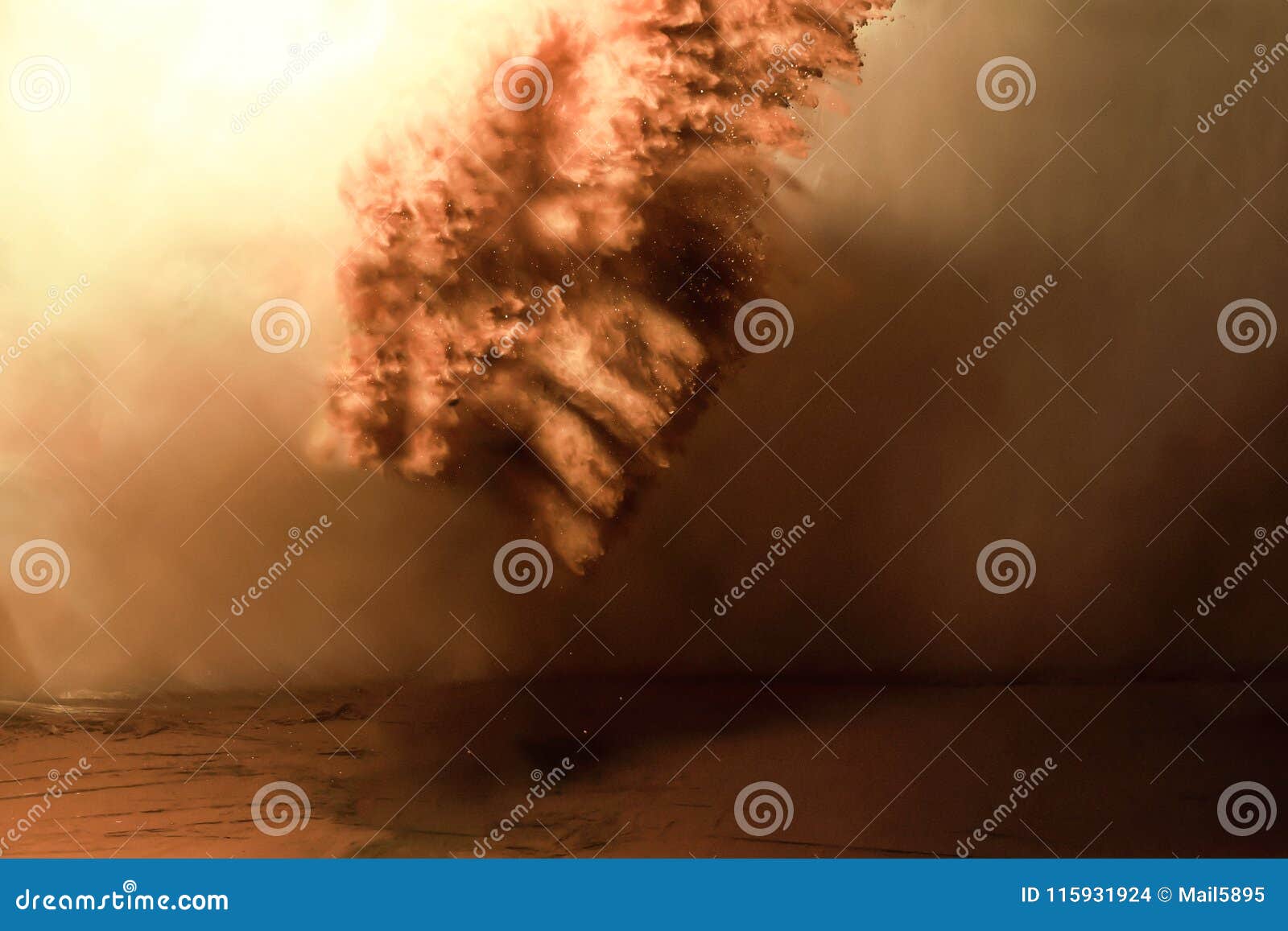 Freezed Motion Powder Exploding Stock Photo - Image of bright, dirty ...