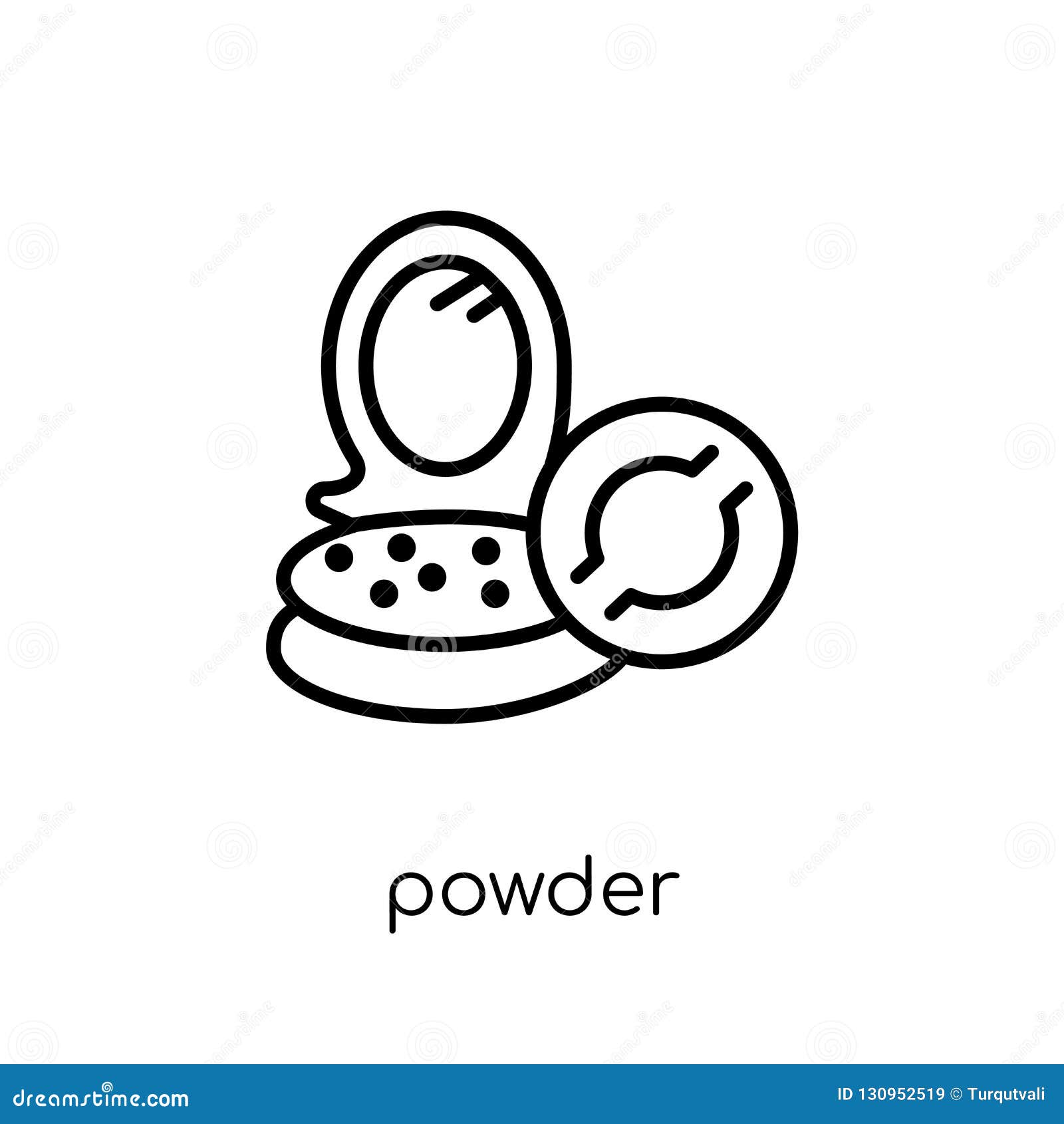 Powder Icon from Collection. Stock Vector - Illustration of healthcare ...