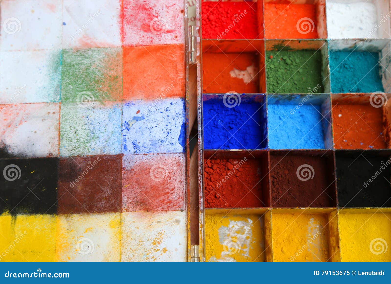 Powder paint colorful stock image. Image of rainbow, powdercoat - 79153675