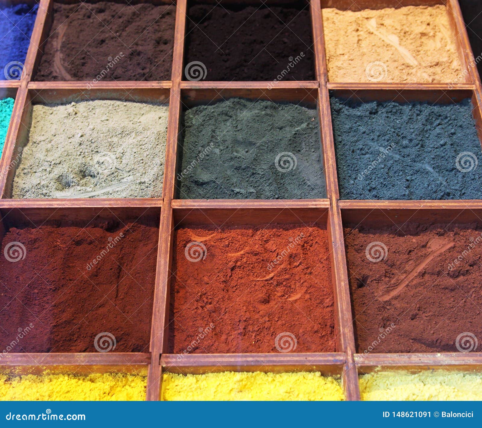 Powder Paint Dry stock image. Image of dried, market - 148621091