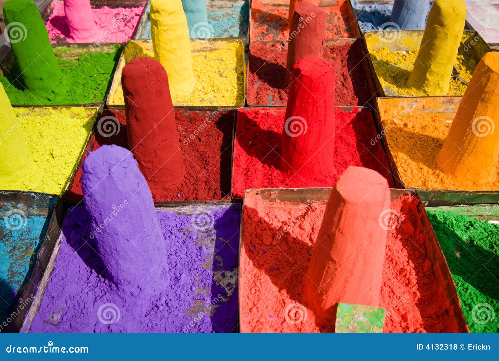 Powder pigments stock photo. Image of color, yellow, powder - 4132318