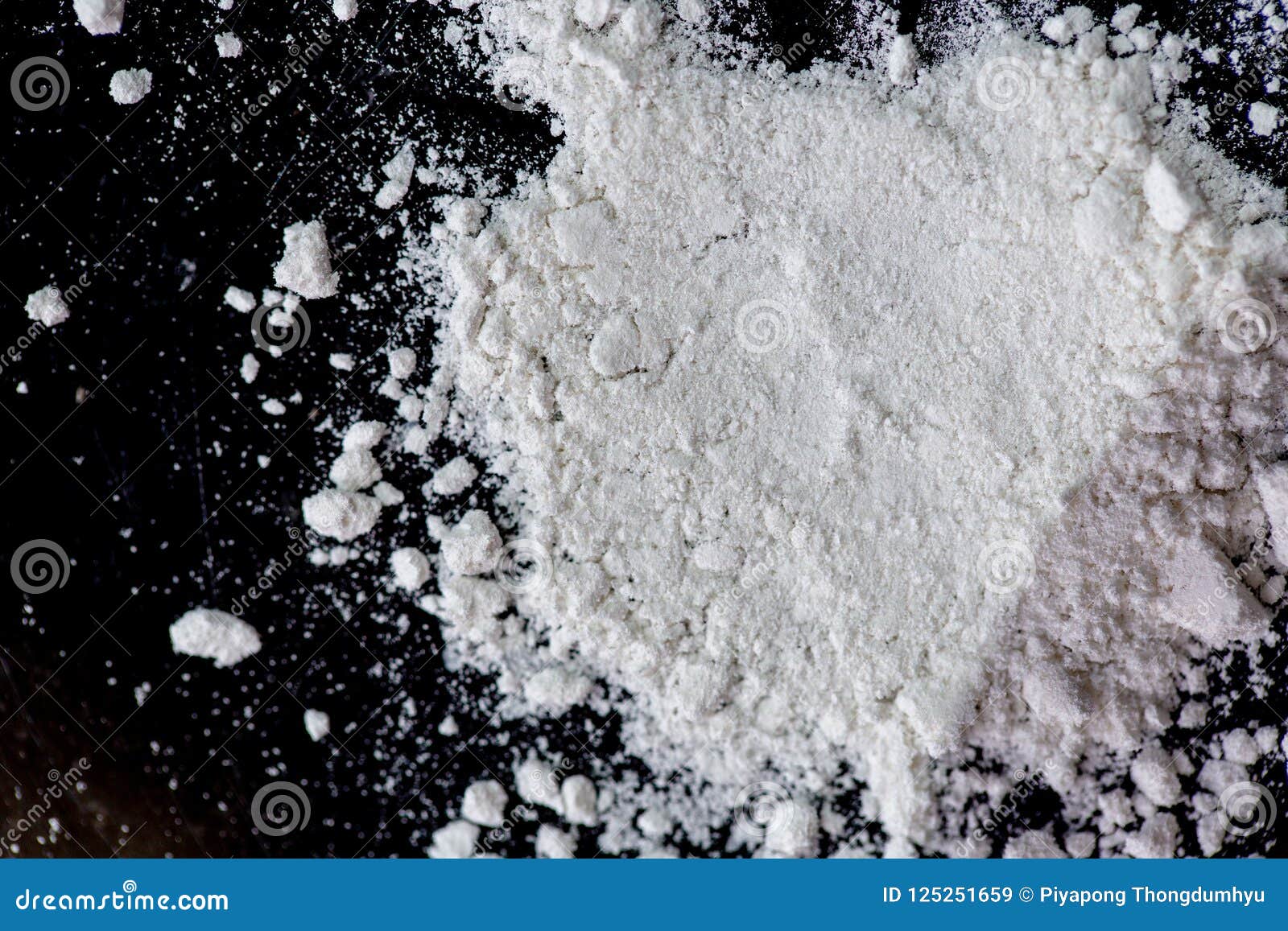 Powder Polymer for Education in Lab. Stock Image - Image of decorative ...