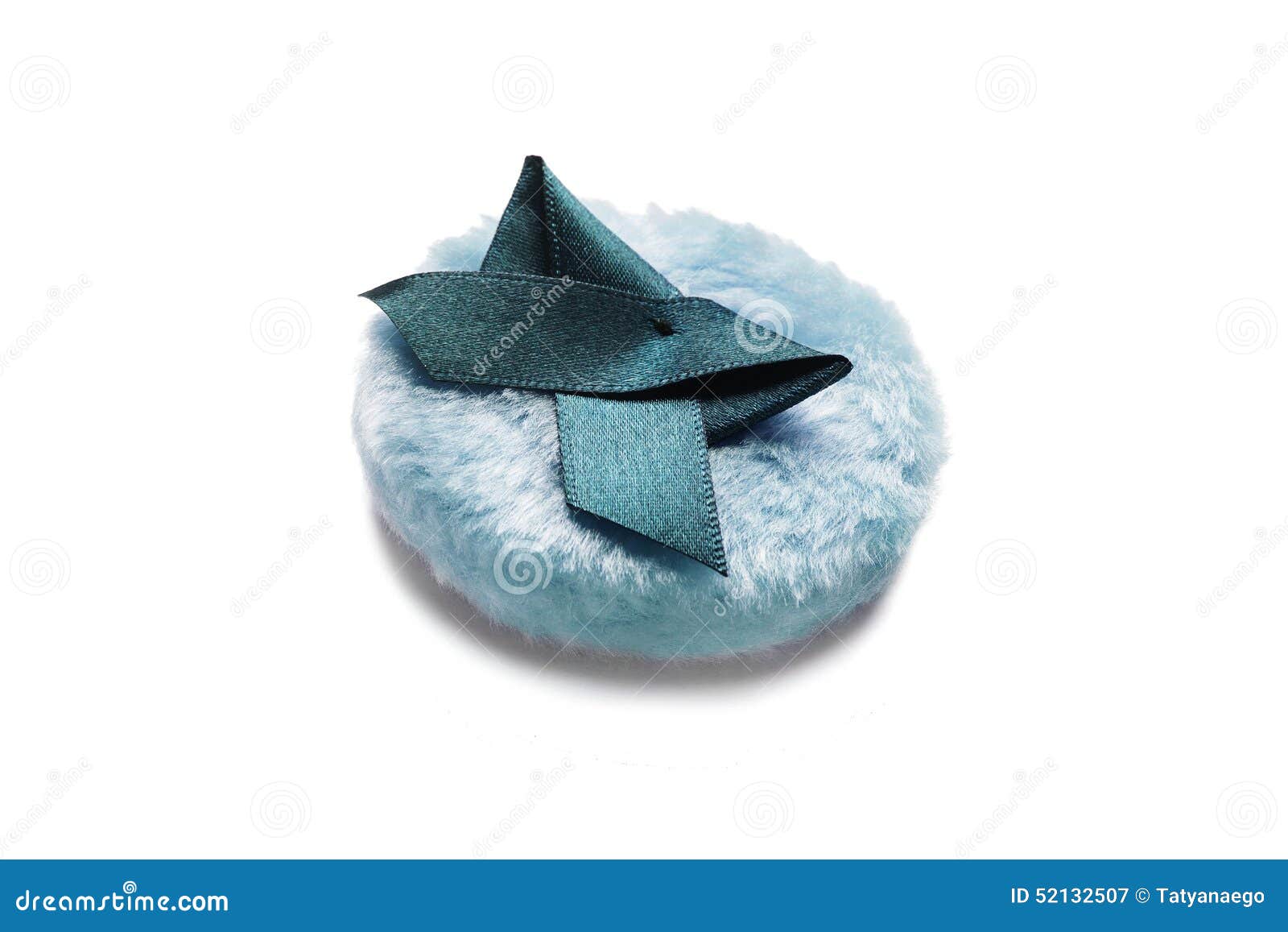 Powder puff stock image. Image of powder, cyan, colorful - 52132507