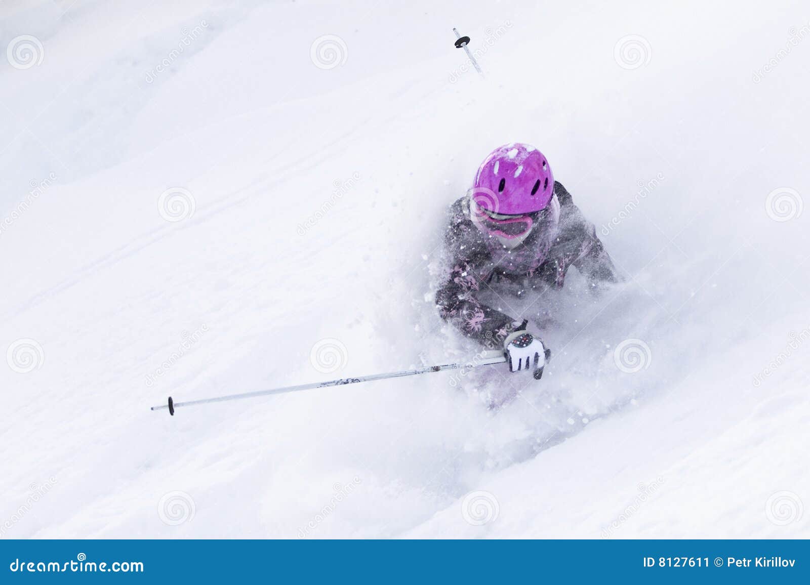 Powder riding stock image. Image of alpine, riding, moving - 8127611