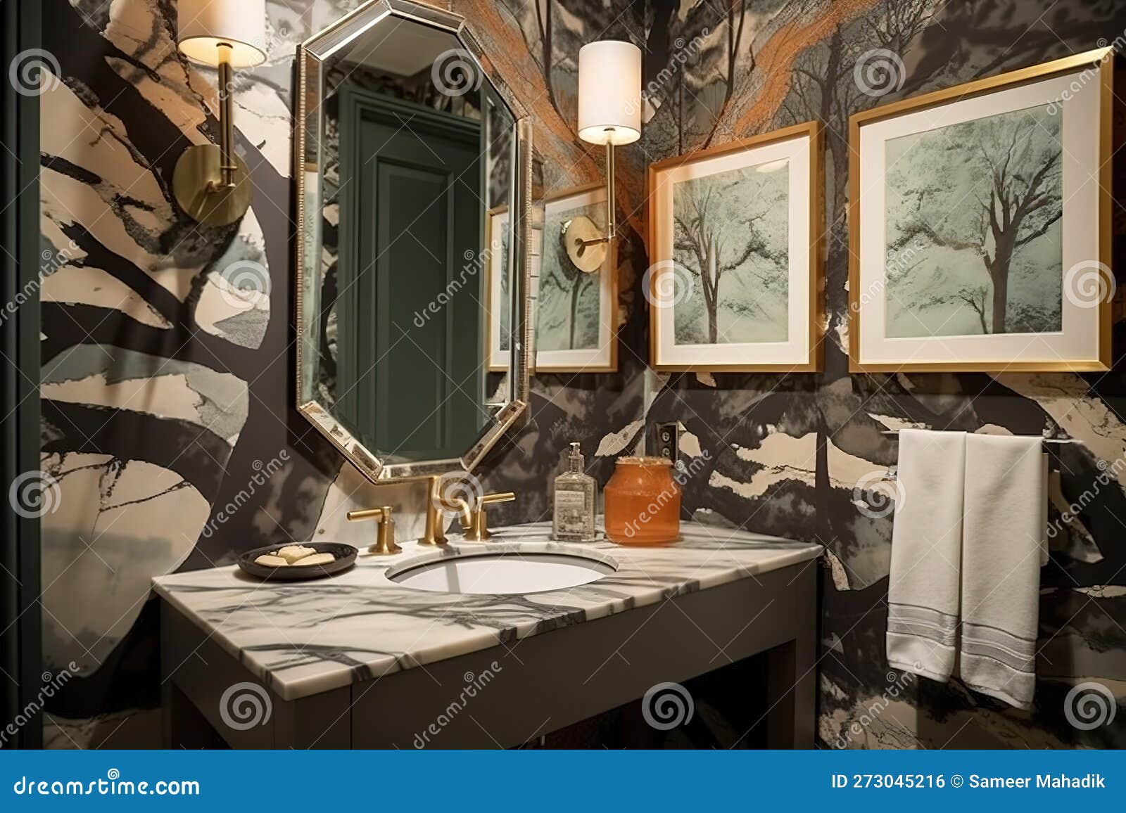 Powder Room: Capture a Set of Images that Showcase a Stylish, Statement ...