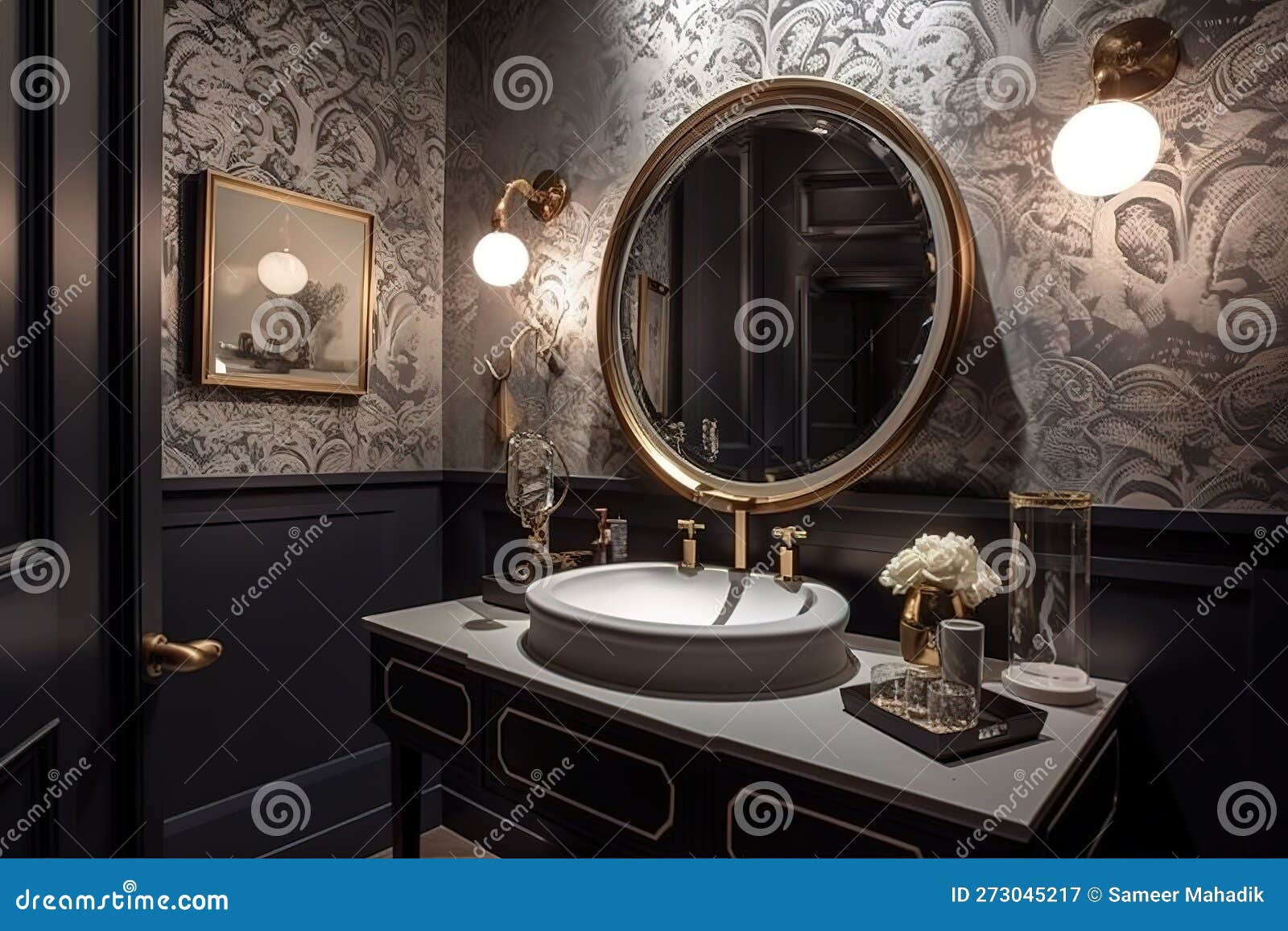 Powder Room: Create a Set of Images that Showcase a Stylish, Chic ...